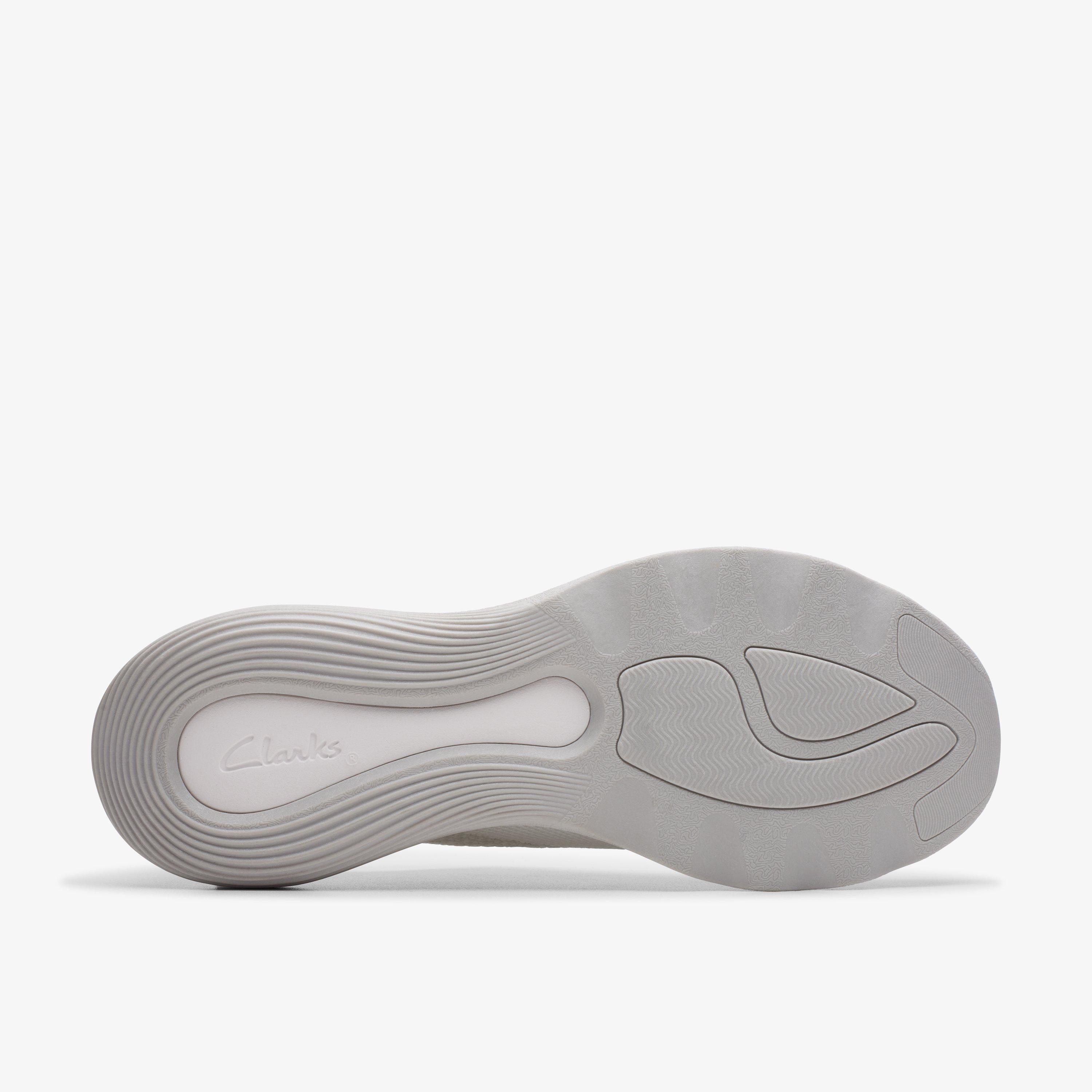 Womens Circuit Tie White Knit Trainers | Clarks Outlet