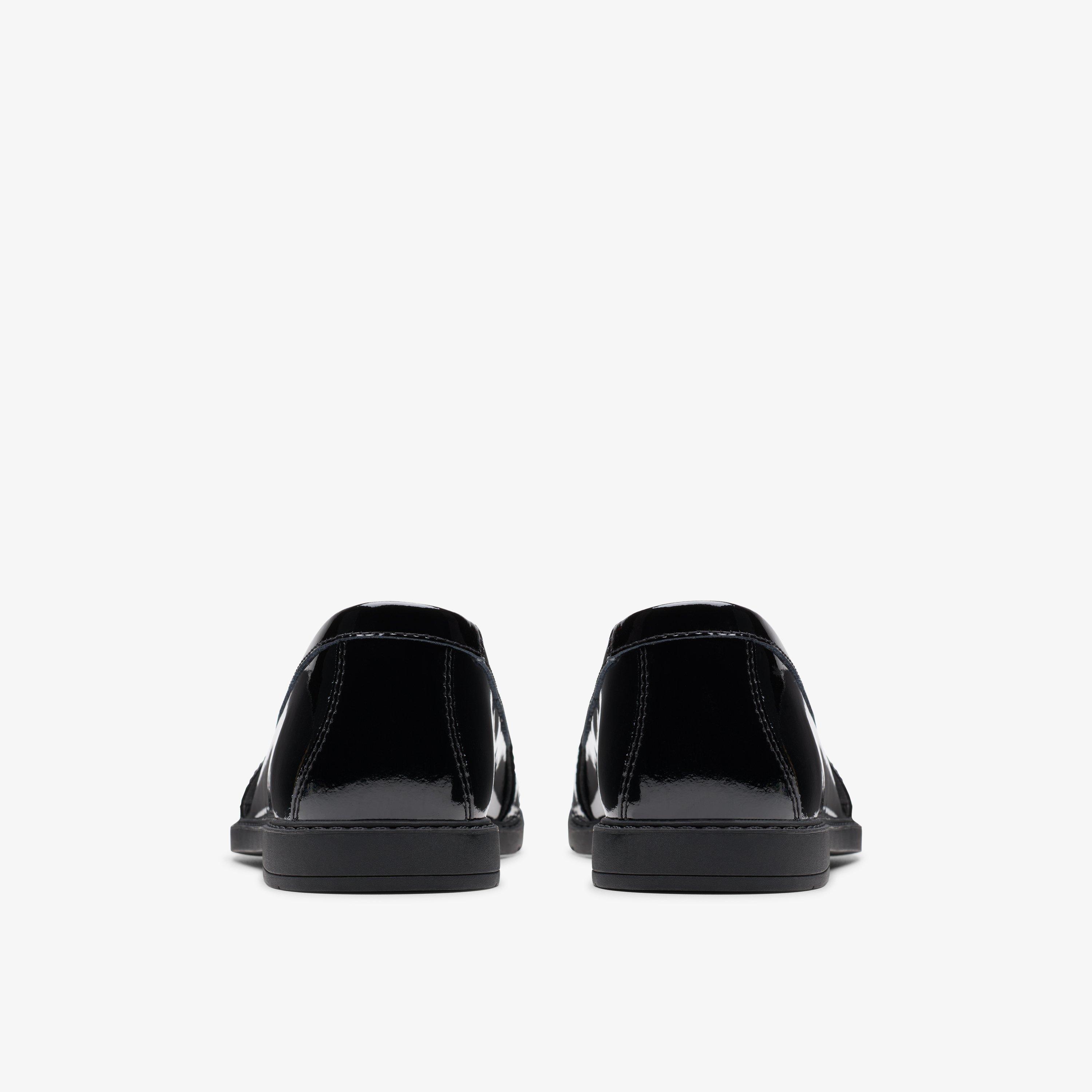 Girls Scala Loafer Youth Black Patent Loafers | Clarks