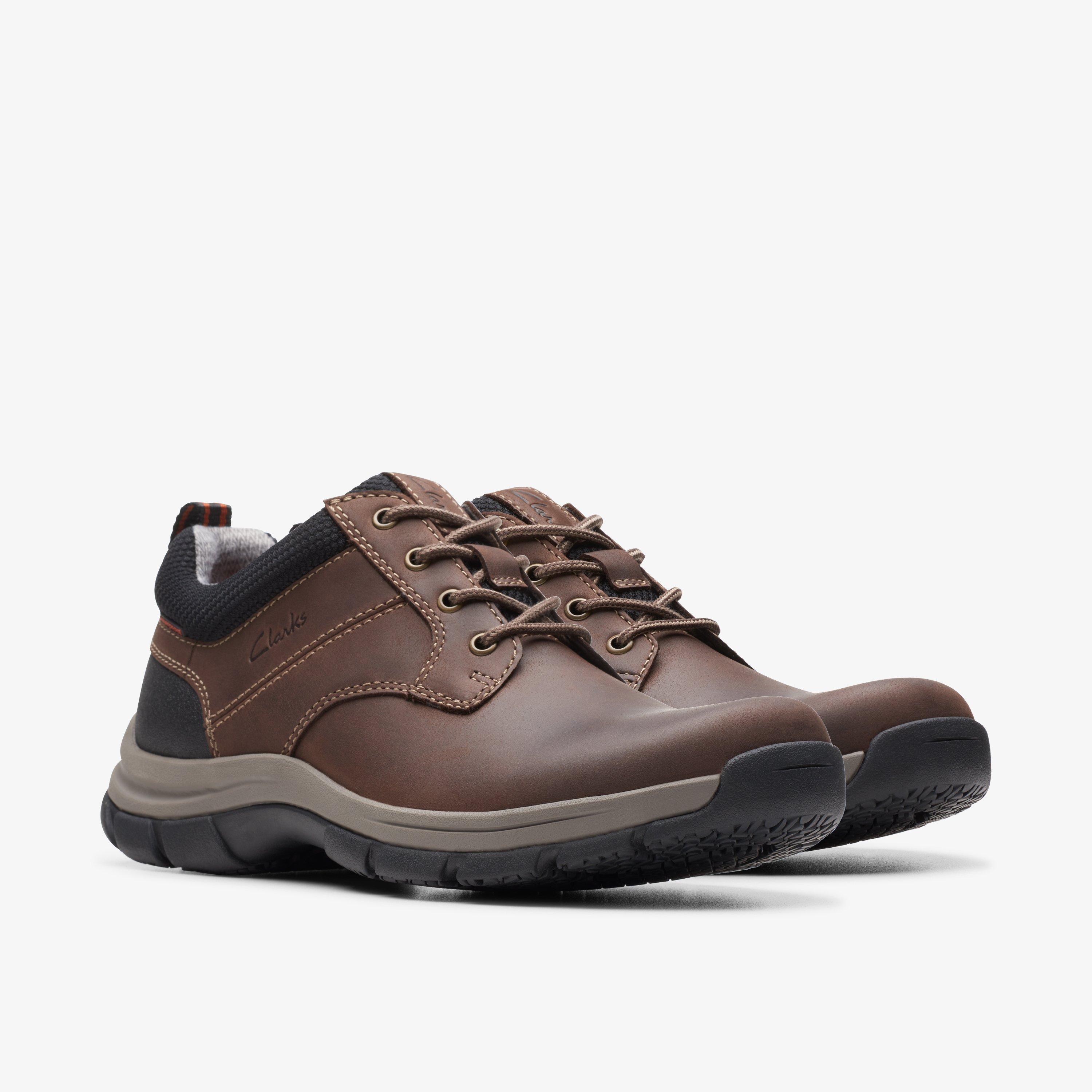 Men's Walpath Low Brown Leather Lace | Clarks