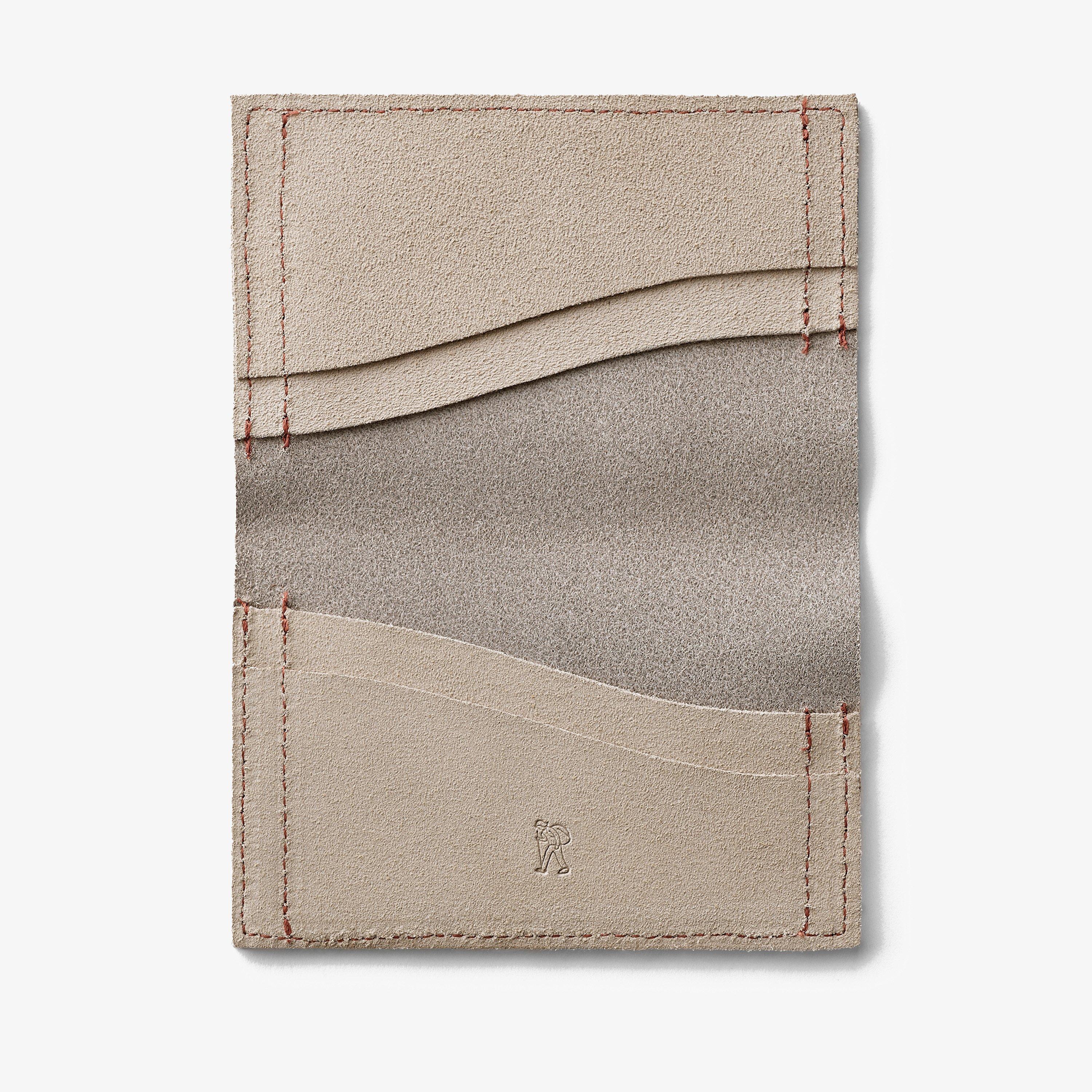 Mens, Womens, Unisex Desert Card Sand Suede Wallet Accessories | Clarks UK