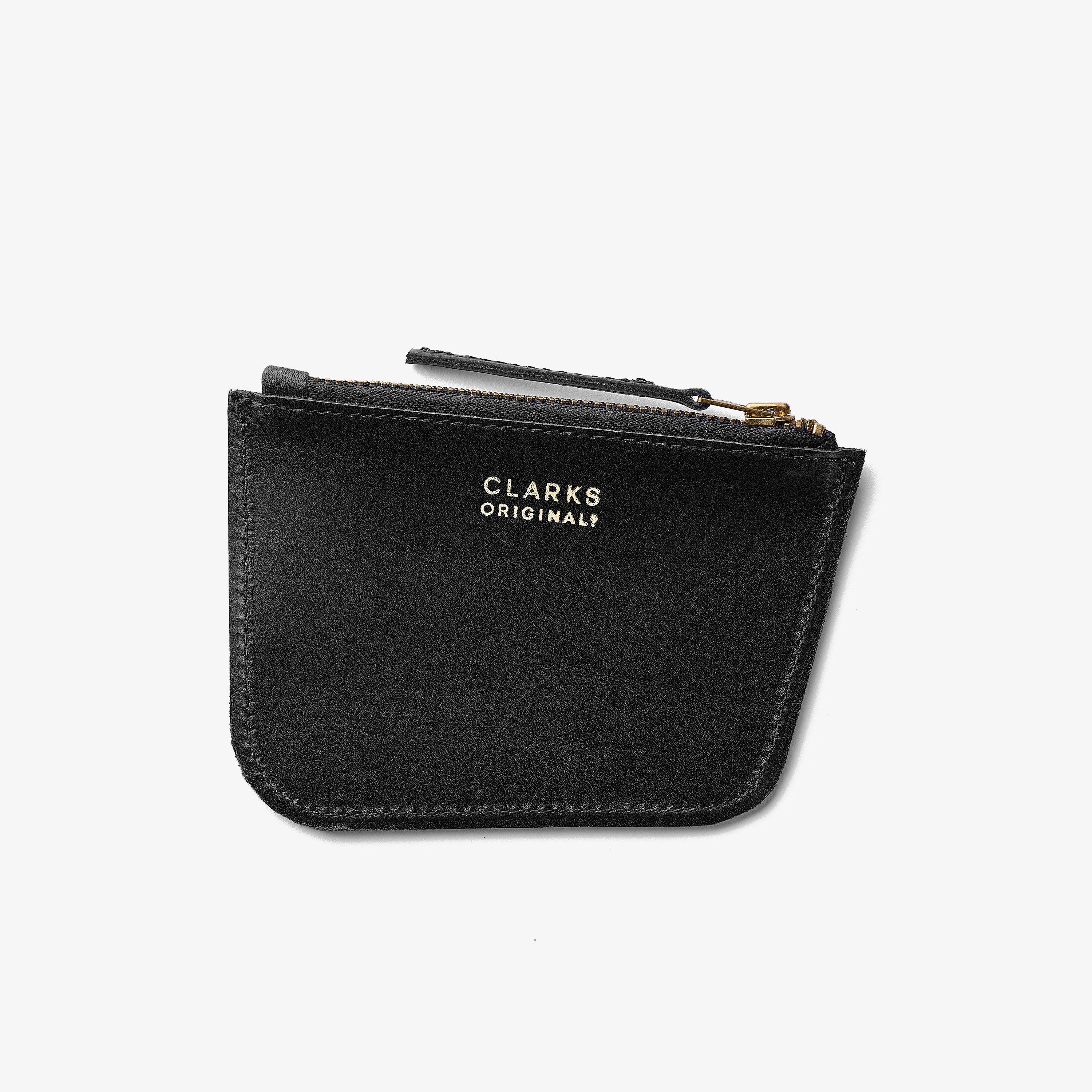 Mens, Womens, Unisex Wallabee Coin Black Leather Wallet, Purse ...