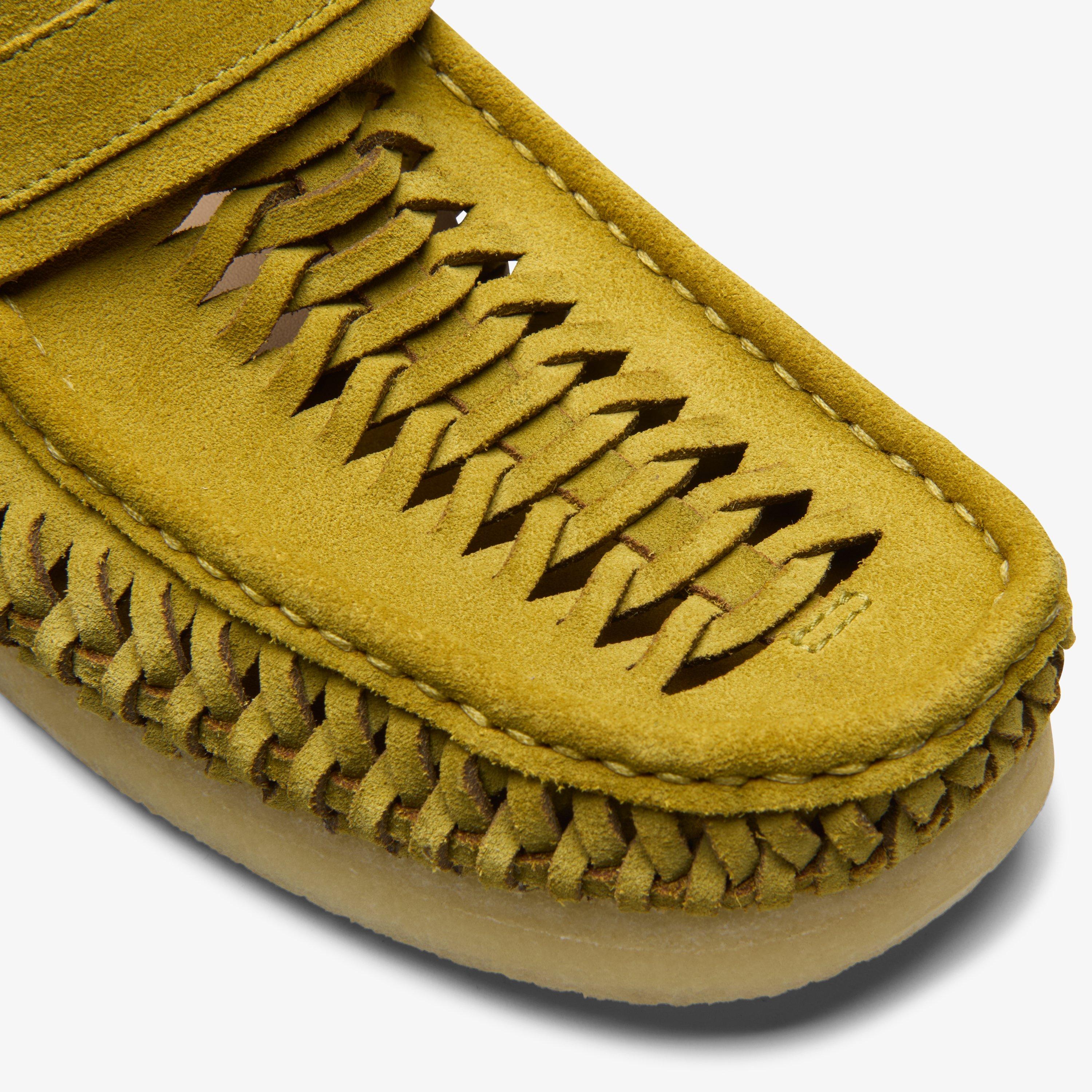 Mens Wallabee Loafer Weave Olive Suede Shoes Wallabee | Clarks Outlet