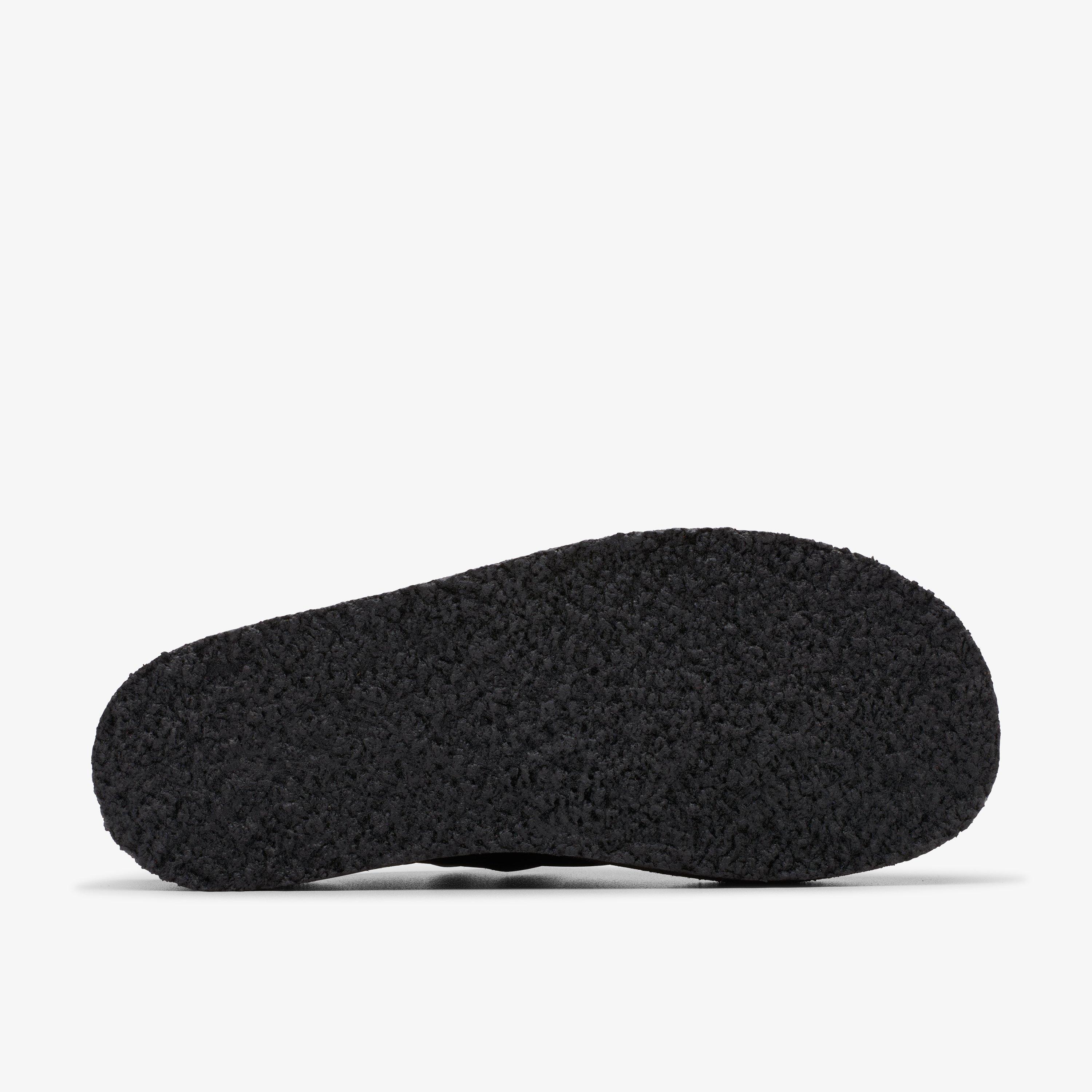 Womens Trek Wedge Mule Black Suede Shoes Mules Slip Ons | Clarks Outlet
