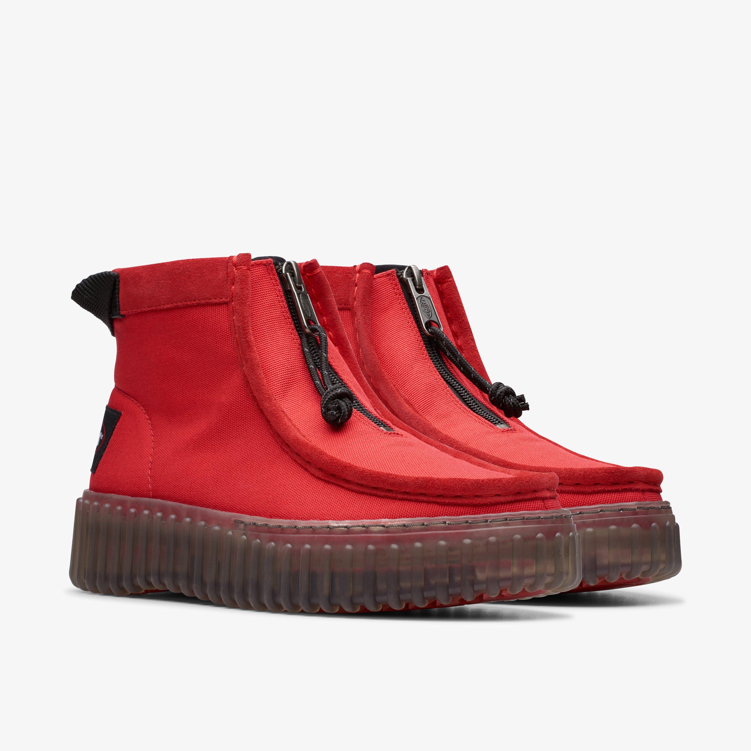 Womens Torhill Zip Red Ankle Boots Torhill | Clarks Outlet