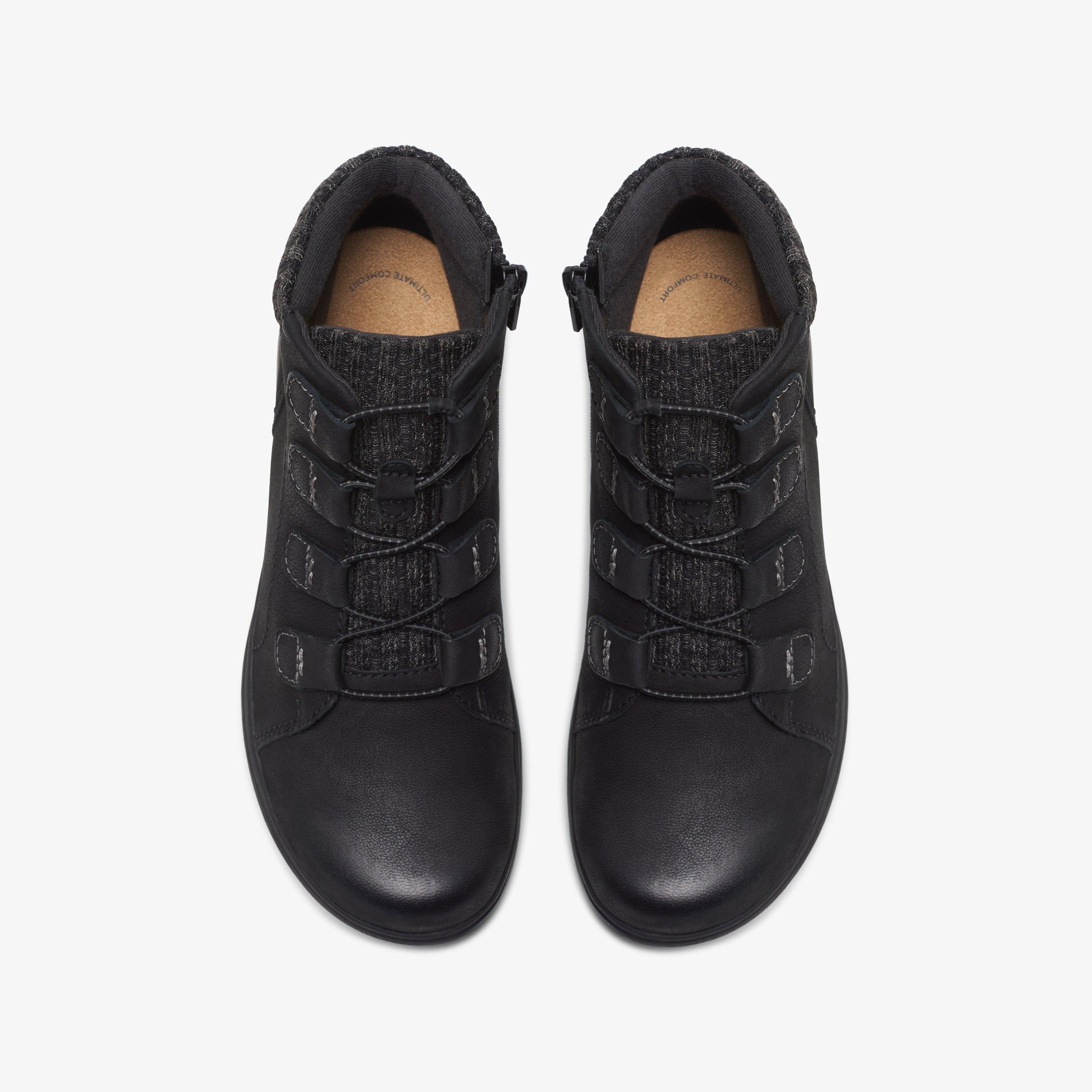 Womens Carleigh Jade Black Nubuck | Clarks