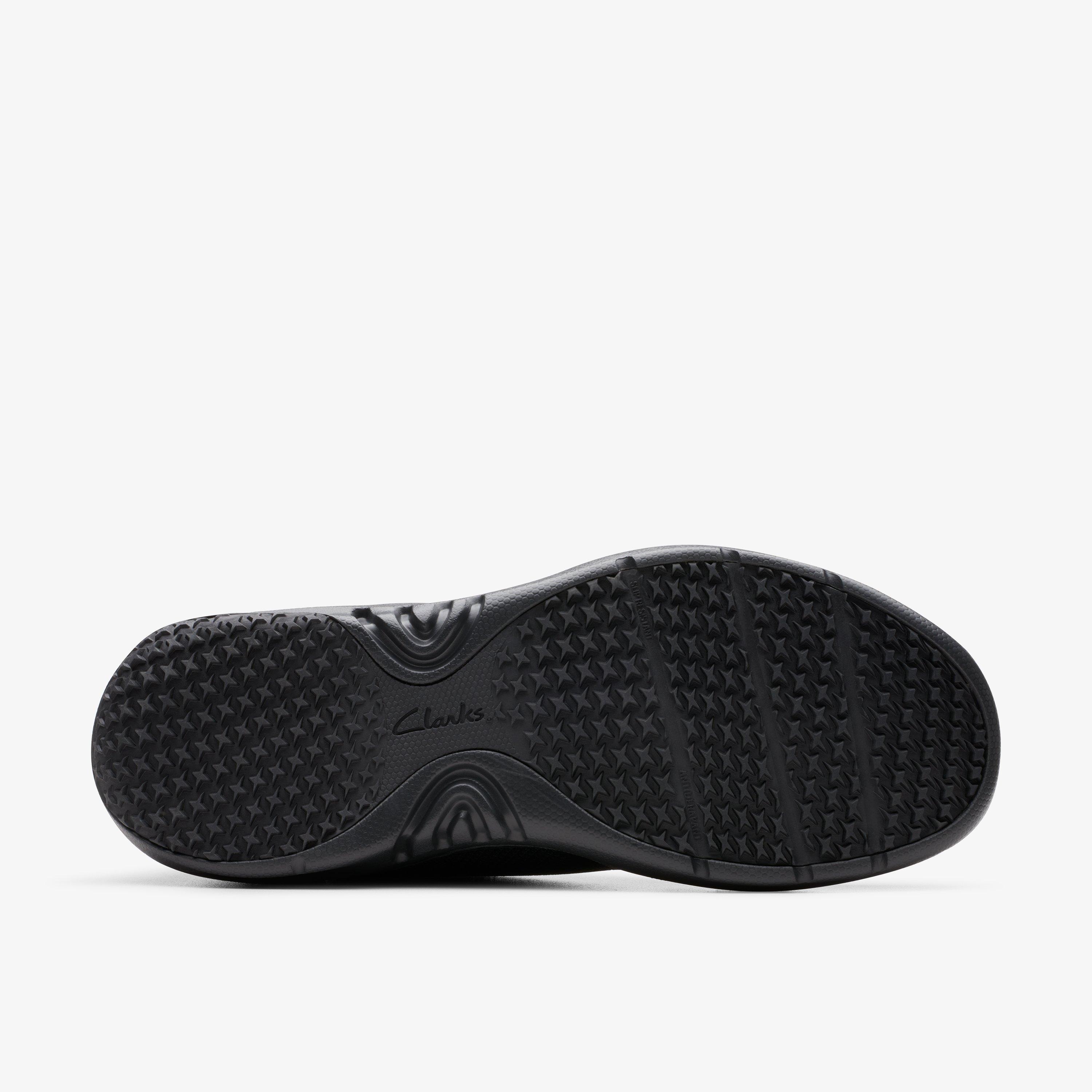Mens Clarks Pro Knit Black Trainers, Lace Up Trainers | Clarks UK