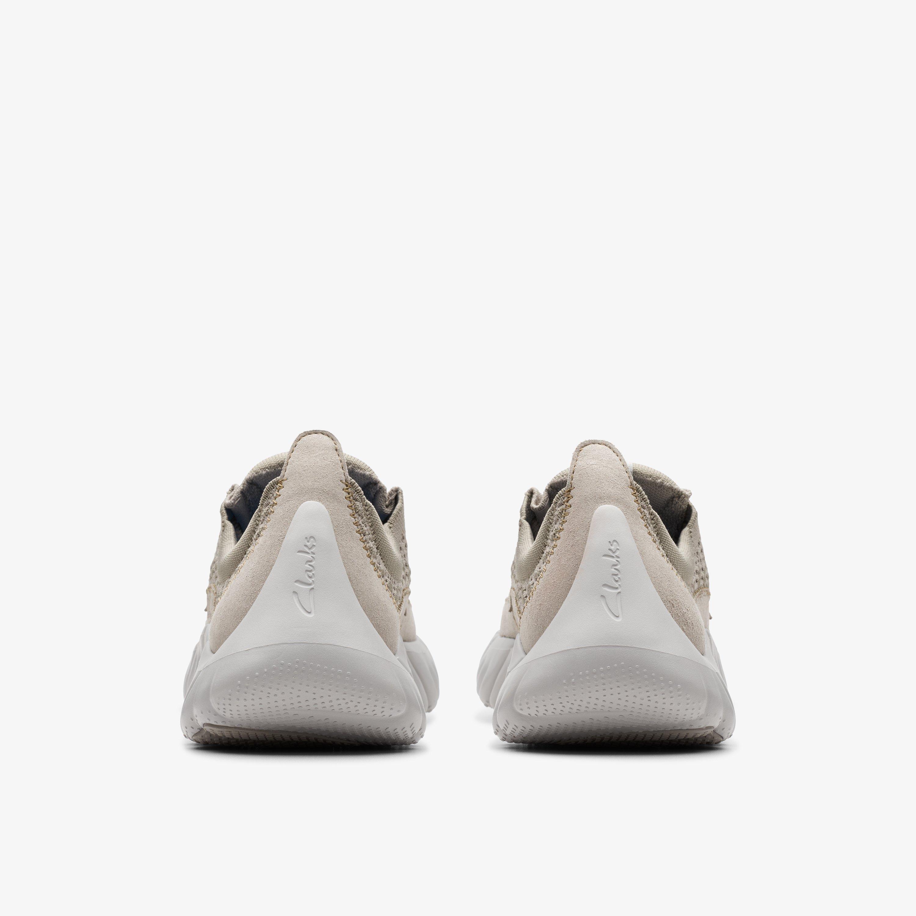 Mens Nature 360 Light Grey Combination Trainers | Clarks Outlet