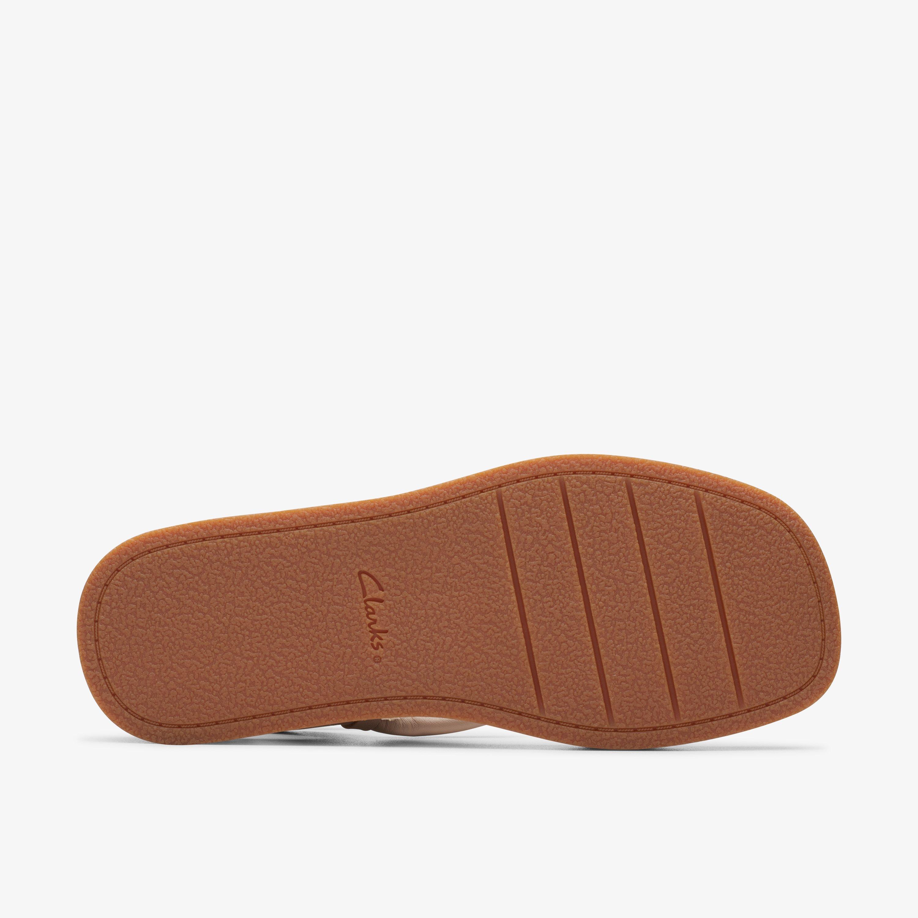 Womens Alda Cross Sand Leather Flat Sandals Flatforms | Clarks Outlet