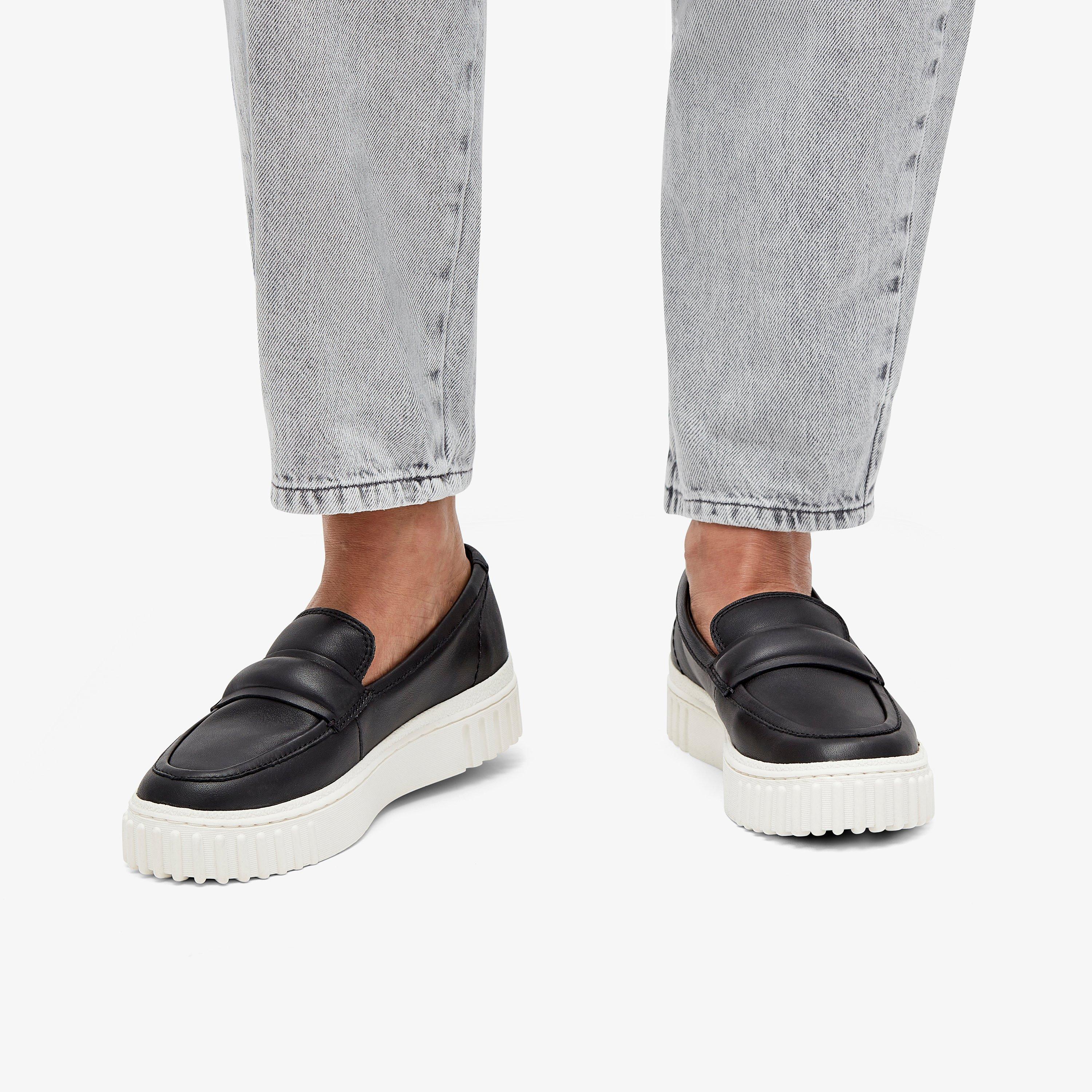 Mocasines de cuero negro para mujer Mayhill Cove | Clarks