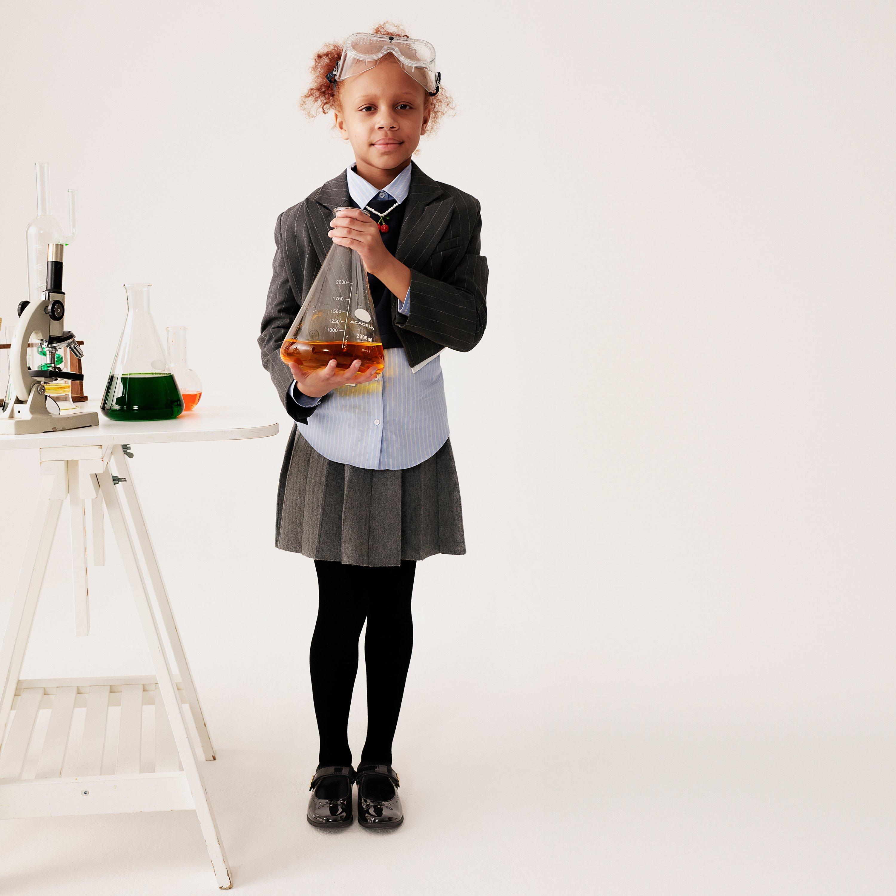 Girls Lock Magic Kid Black Patent Mary Jane, Riptape, School Shoes ...