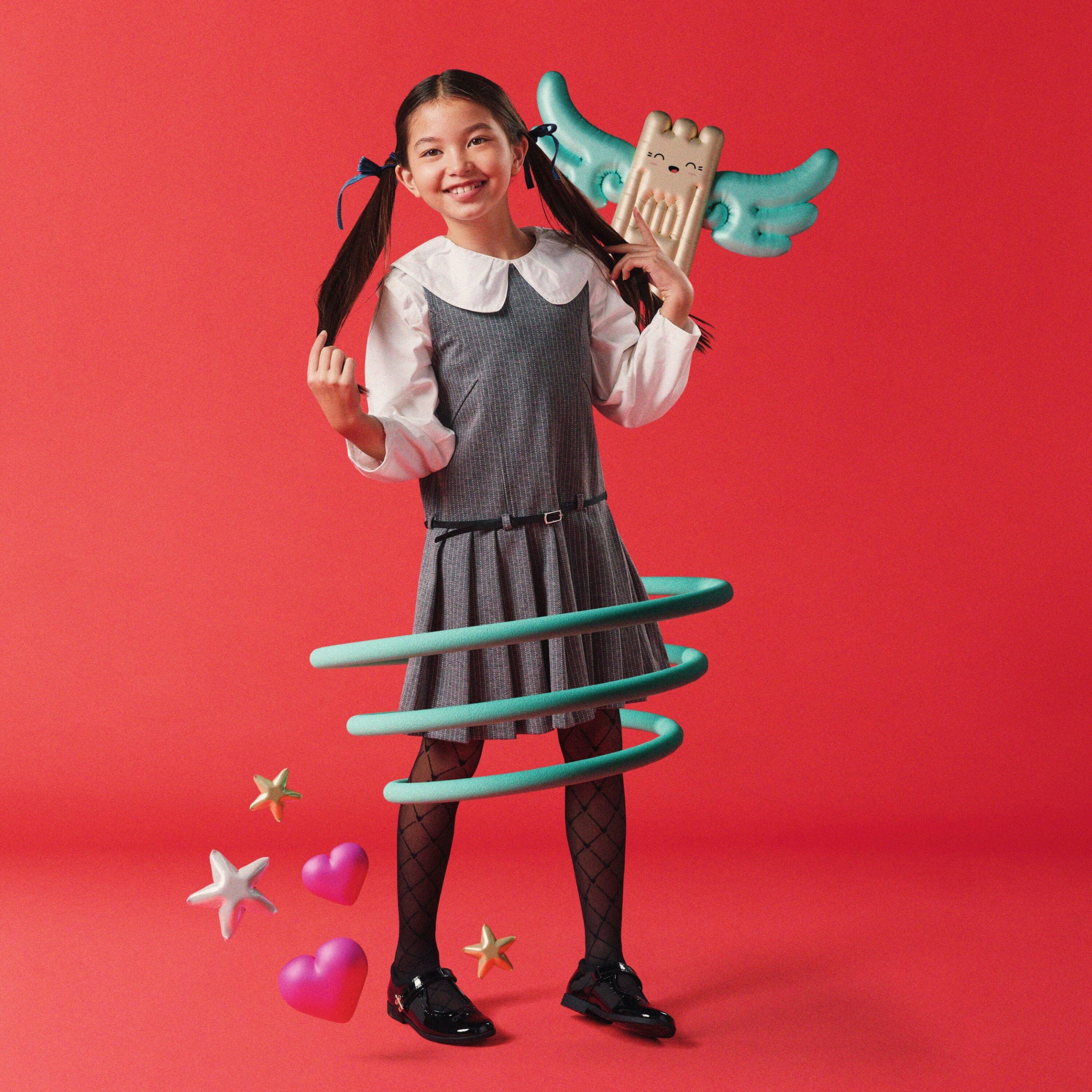 Girls Lock Magic Kid Black Patent Mary Jane, Riptape, School Shoes ...