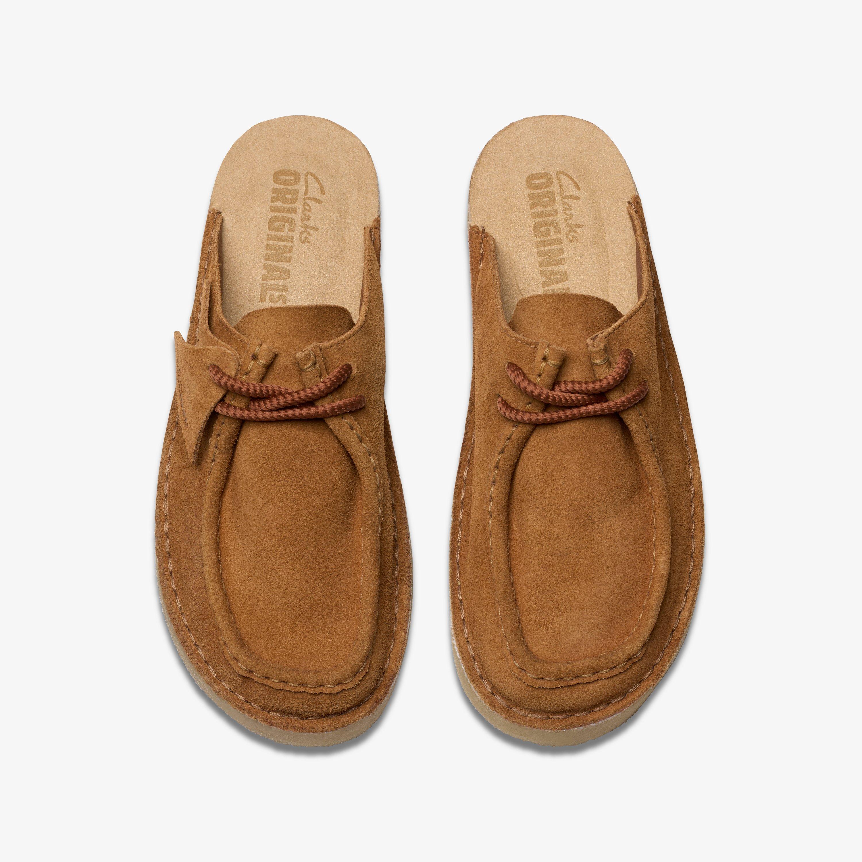 Womens Desert Nomad Mule Dusk Brown Suede Mules | Clarks