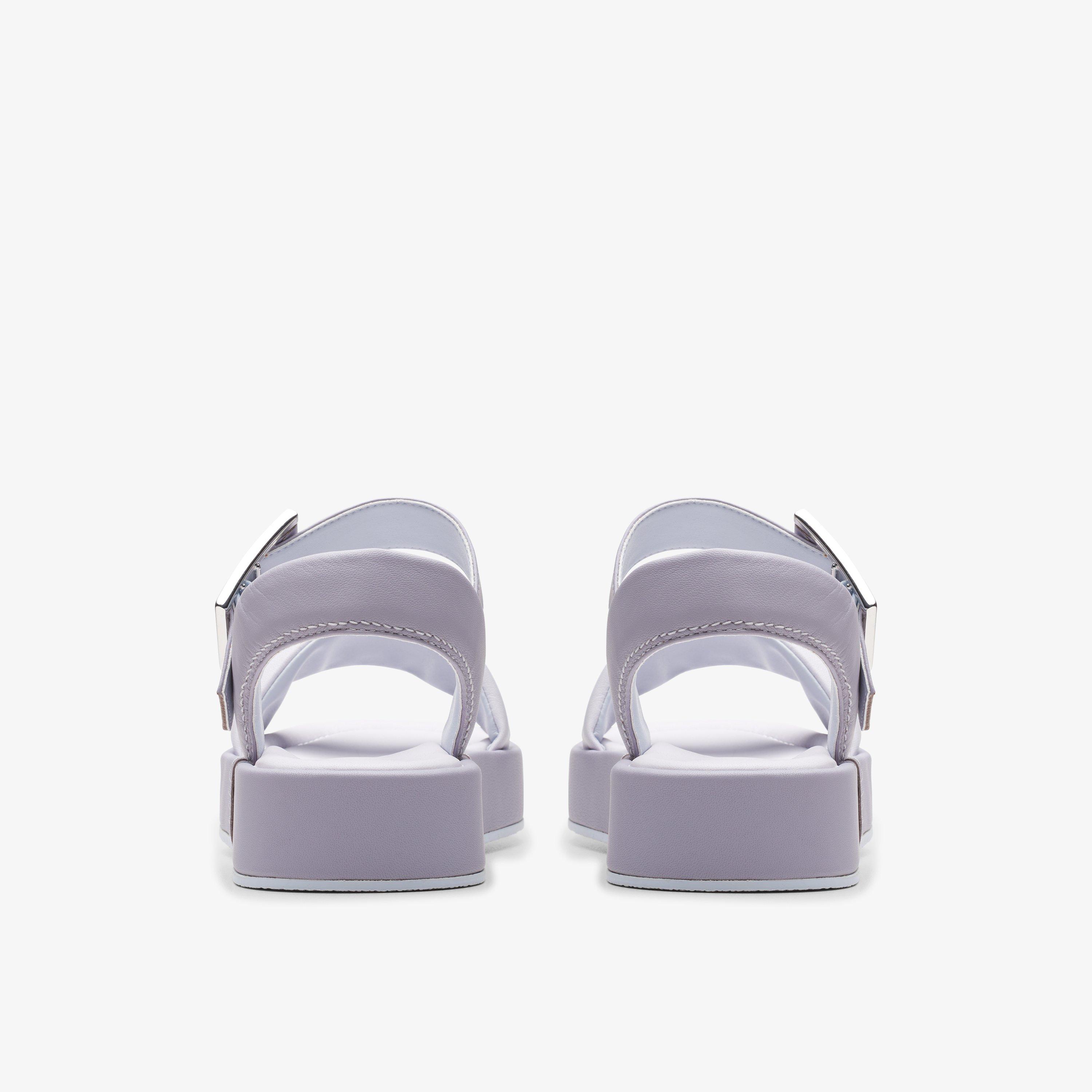 Womens Alda Strap Lilac Combination Flat Sandals Flatforms | Clarks Outlet