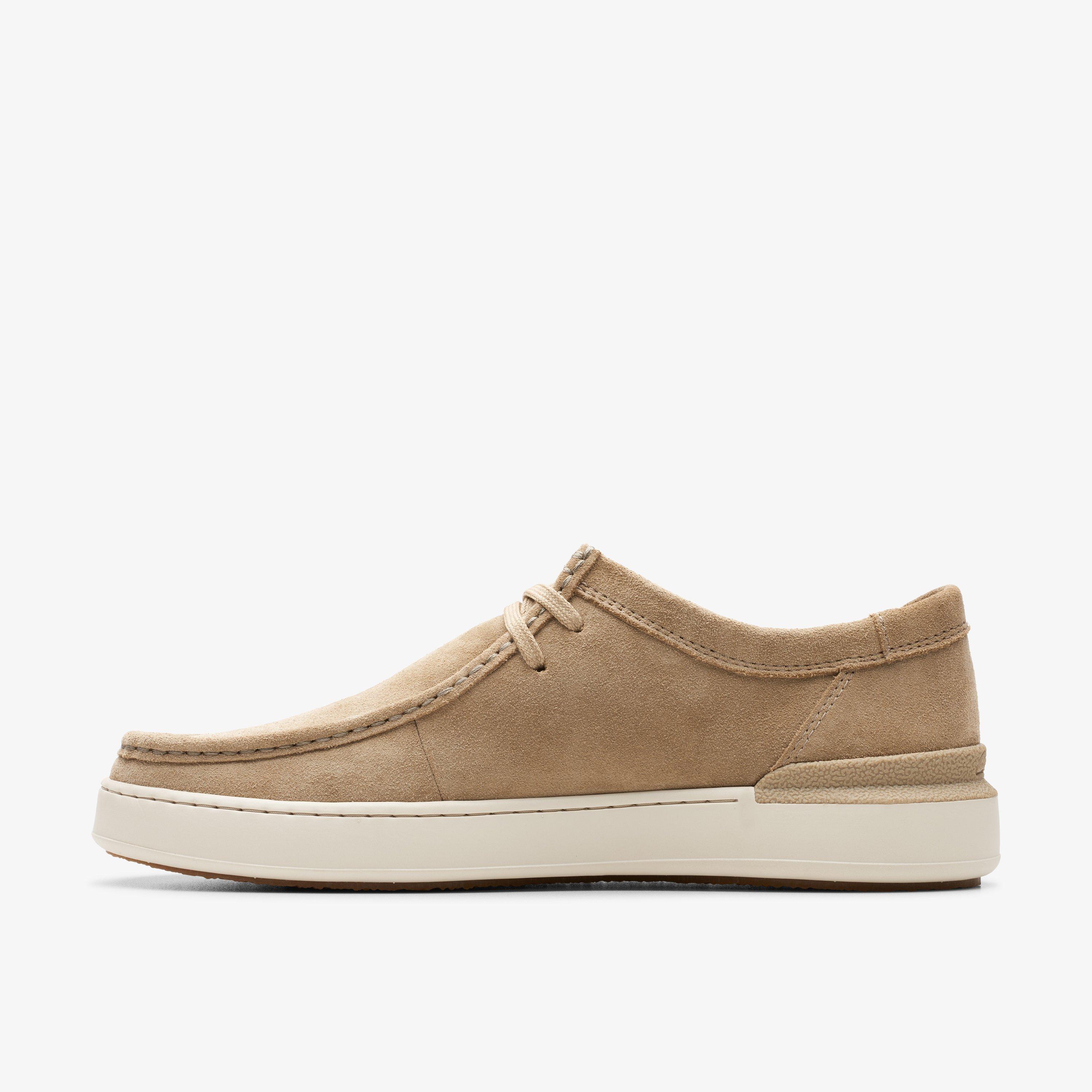 HOMME CourtLite Seam Daim bois de chêne Chaussures | Clarks