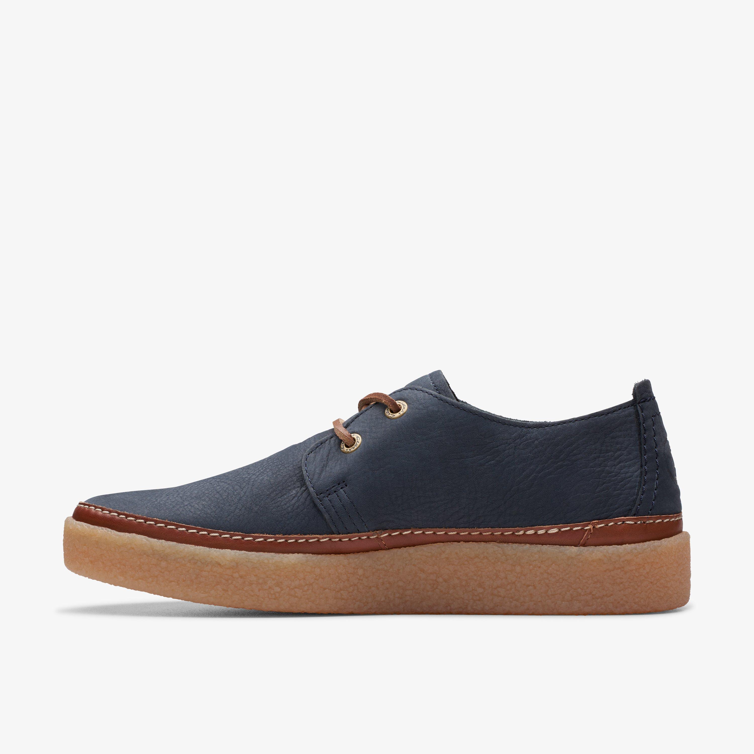 Mens Clarkwood Low Navy Nubuck Lace | Clarks IE