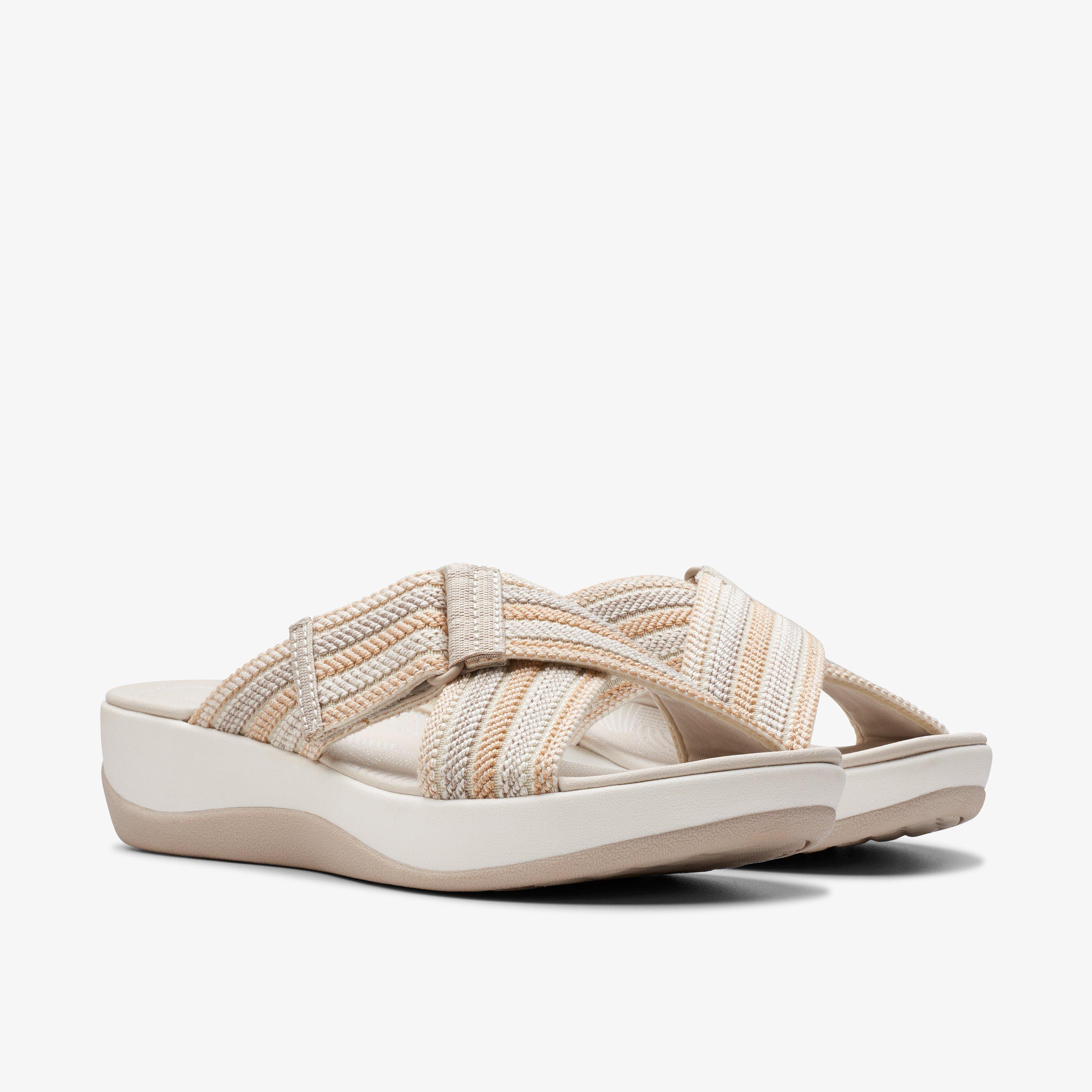 Women's Arla Wave Beige Combi Cloudsteppers™ Sandals| Clarks