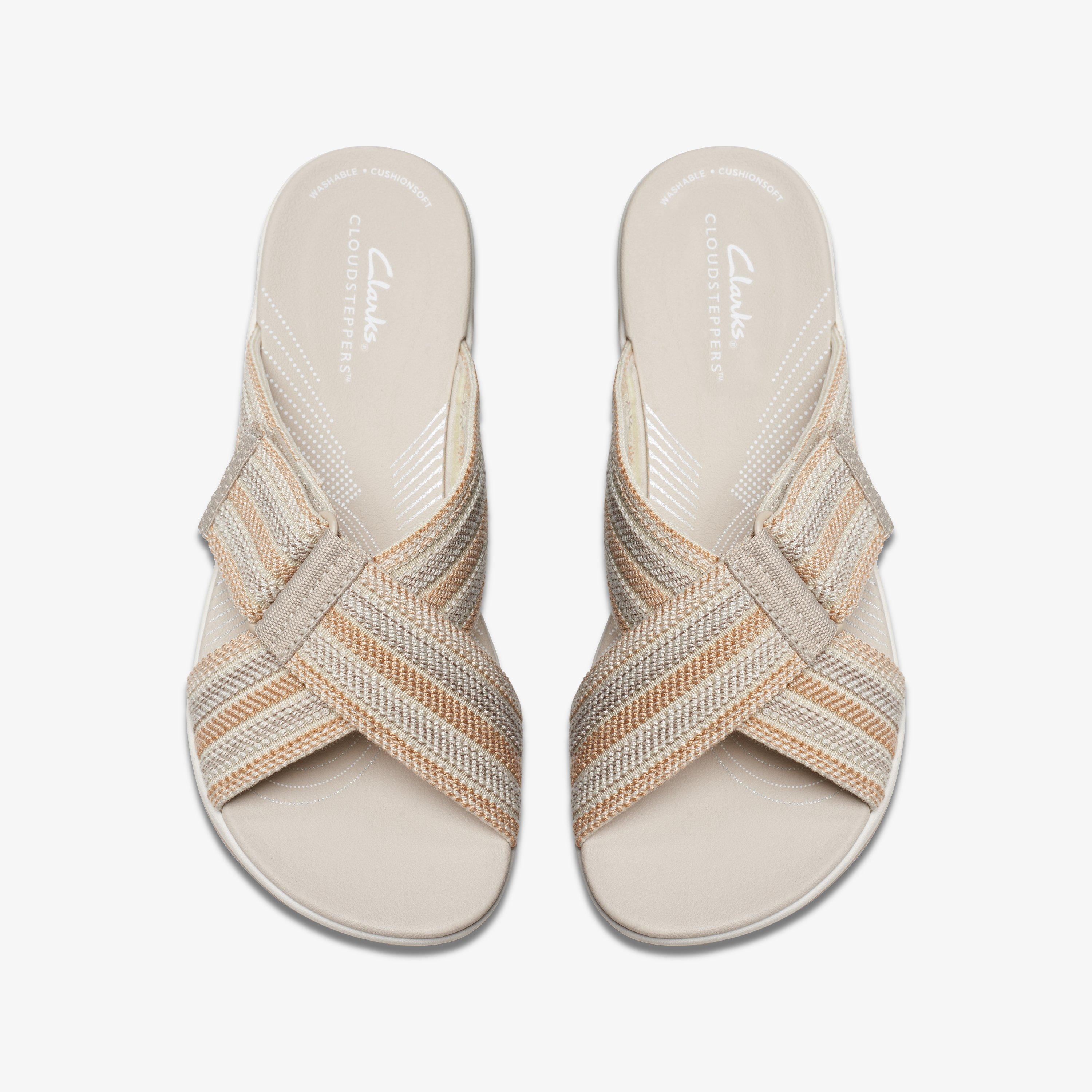 Women's Arla Wave Beige Combi Cloudsteppers™ Sandals| Clarks