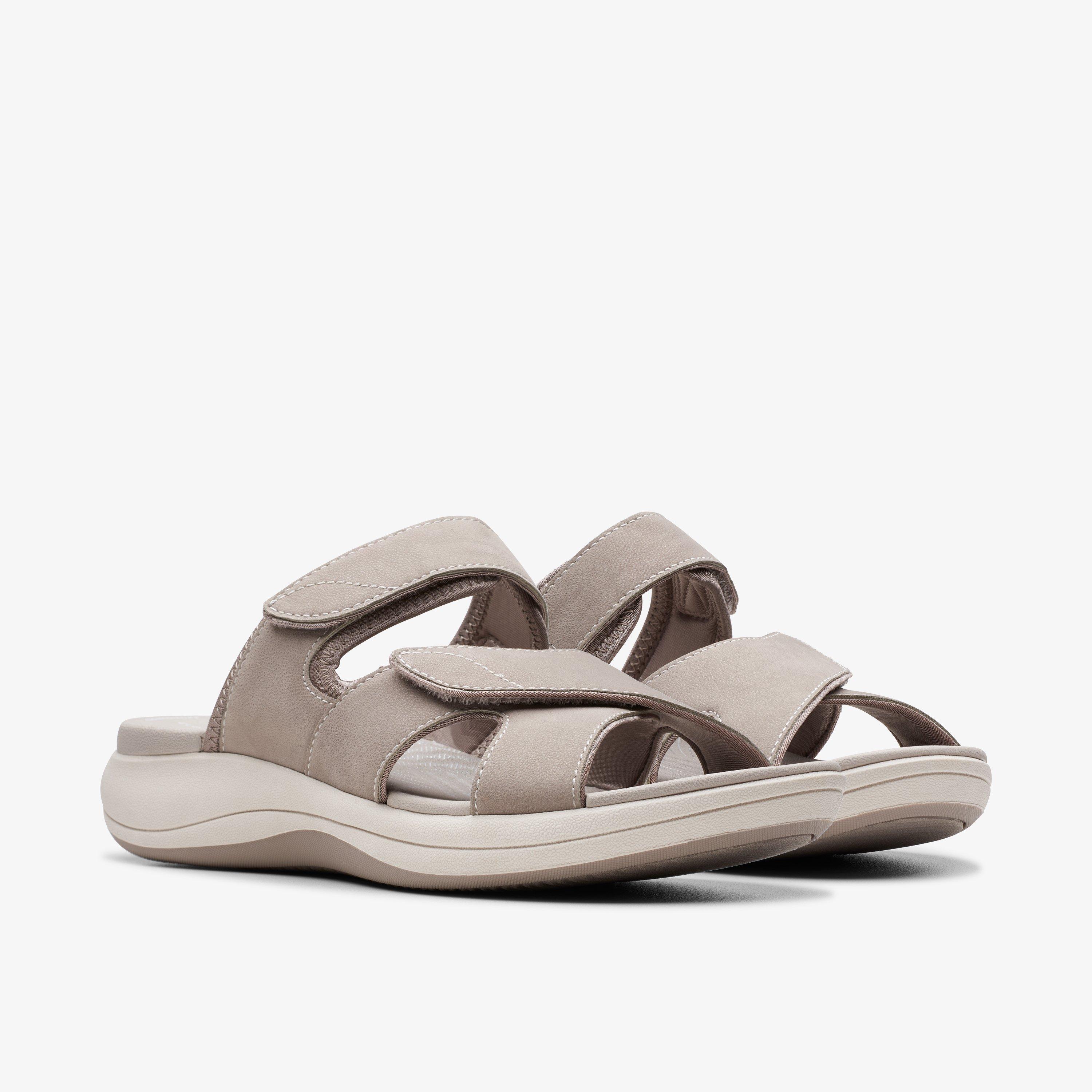 Womens Mira Ease Stone Sliders Flat Sandals | Clarks