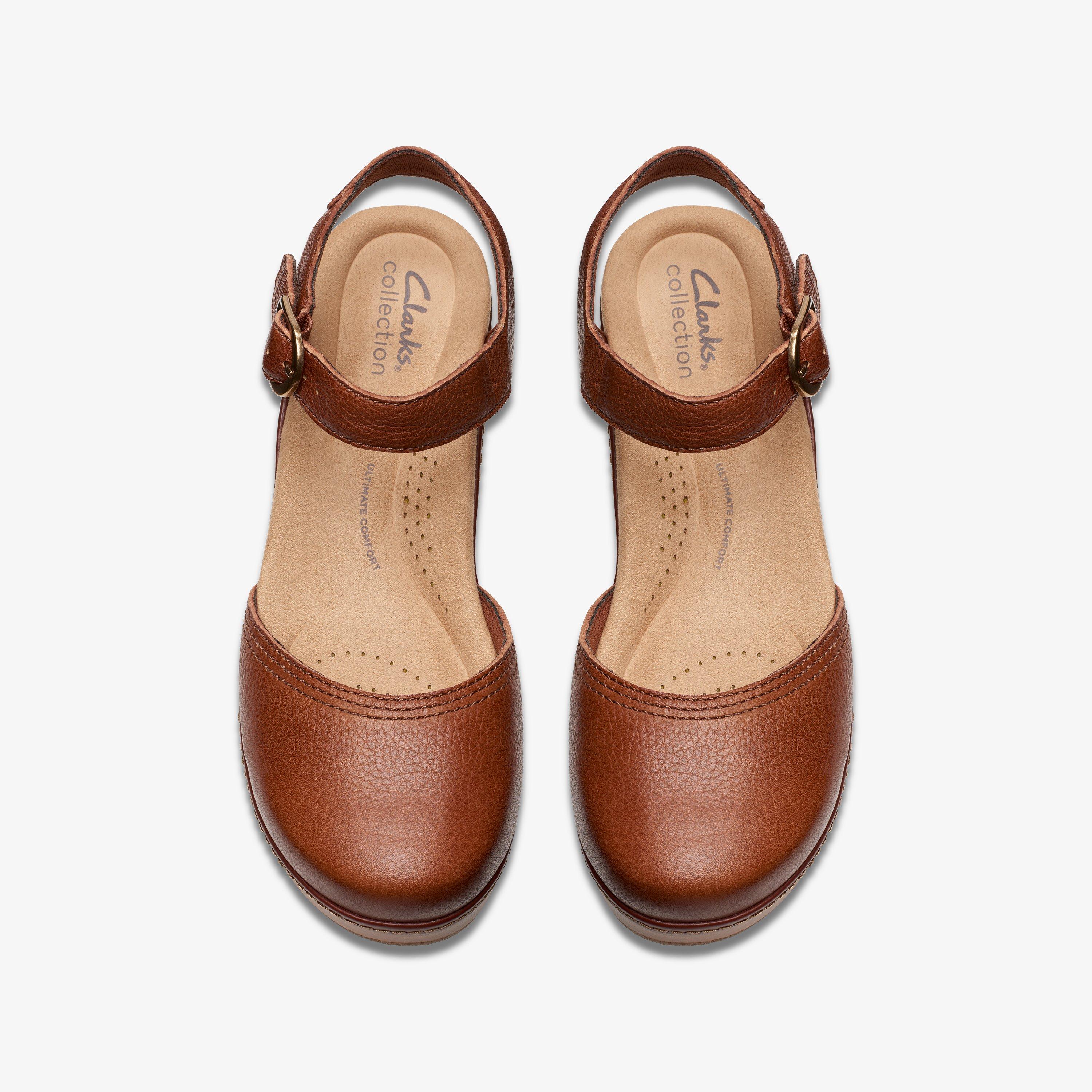 Women's Paizlee Bay Tan Leather Clogs | Clarks