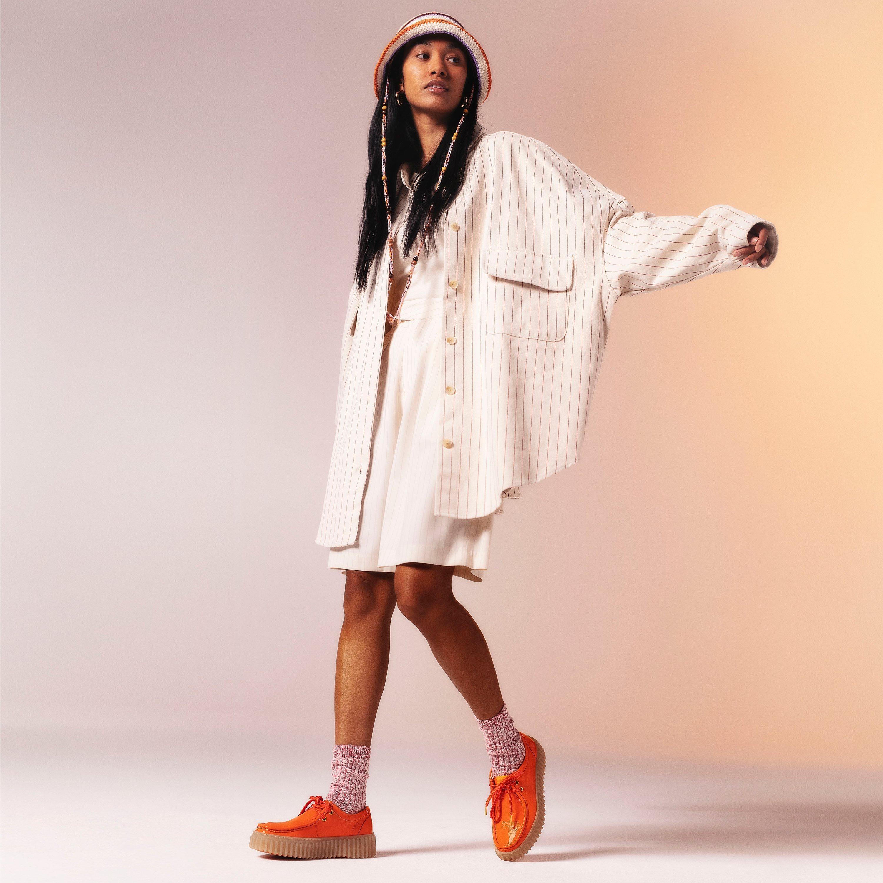 WOMENS Torhill Bee Orange Patent Loafers | Clarks US