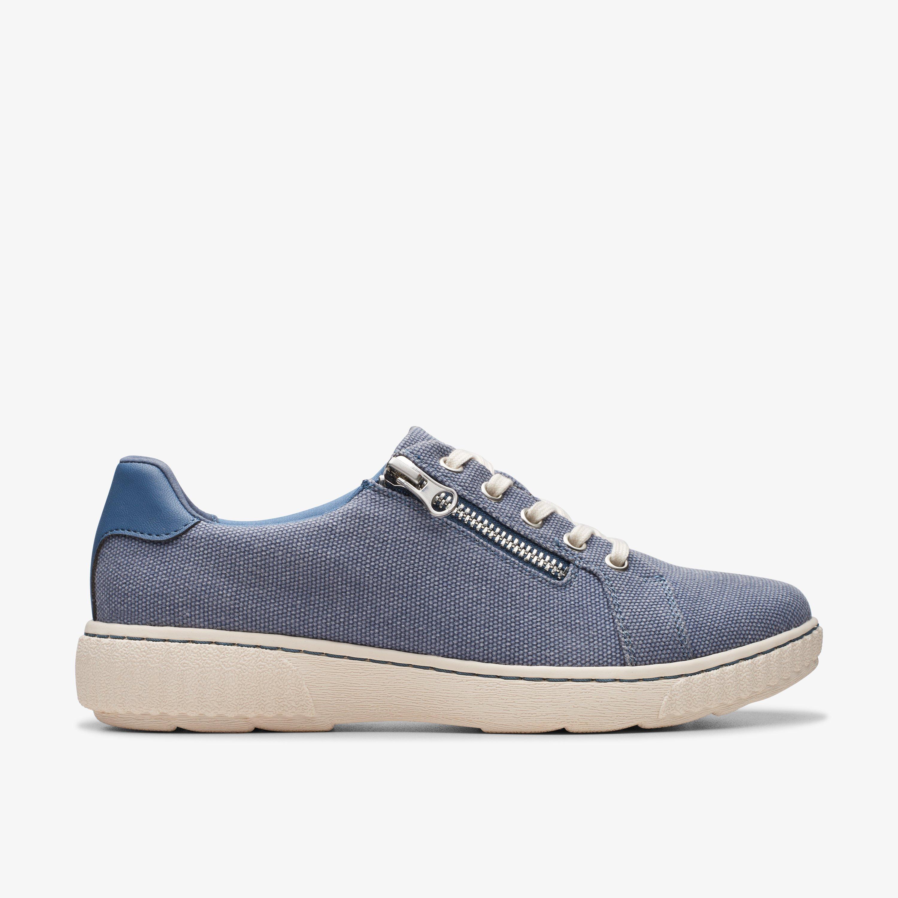 Womens Caroline Echo Denim Trainers | Clarks UK
