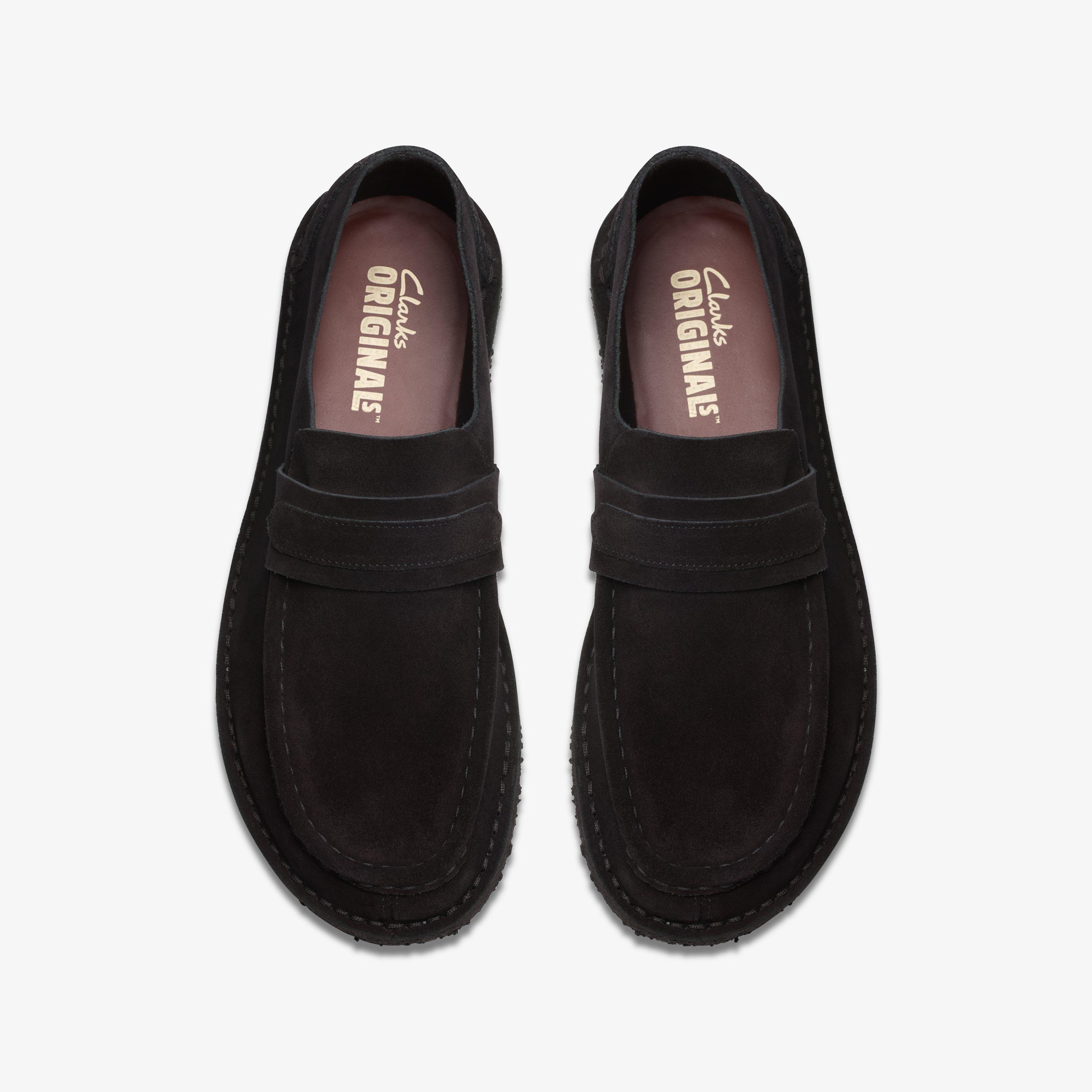 Mens Nomad Loafer Black Suede Loafers | Clarks US