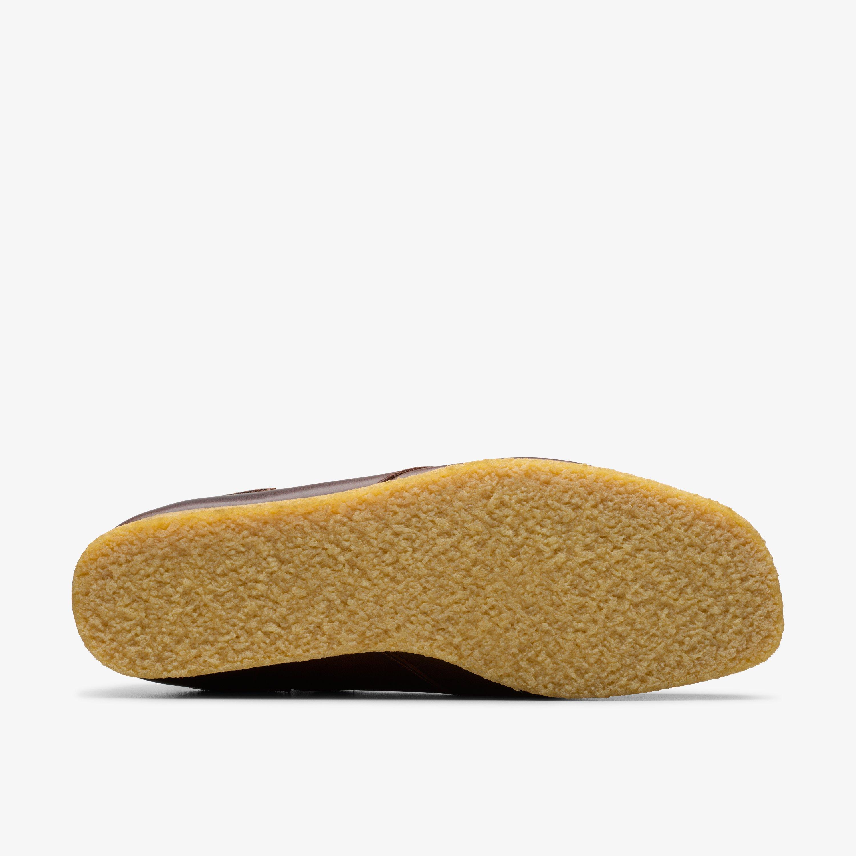 Chaussures bateau Wallabee Boat en cuir rouge profond pour hommes | Clarks