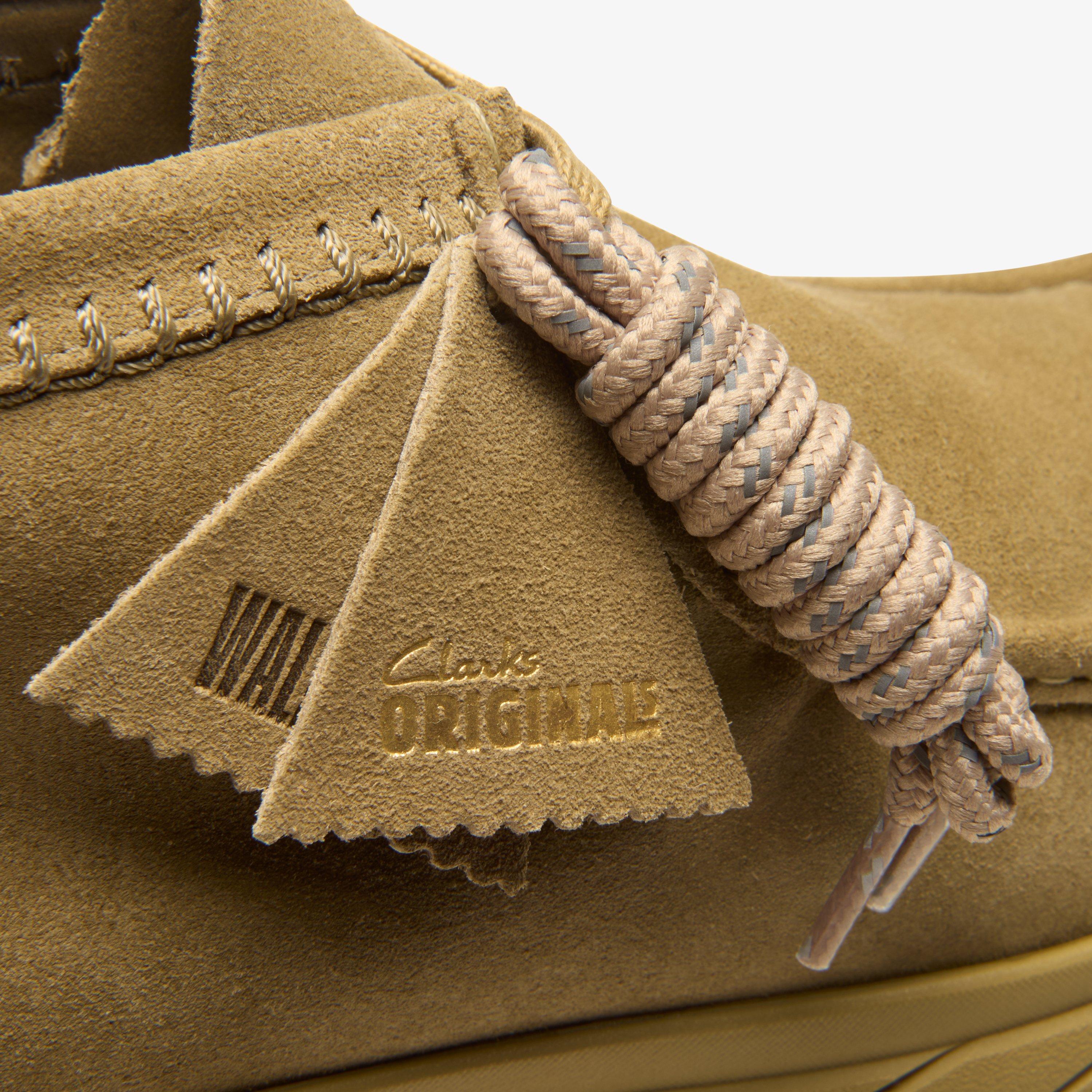 Mens Wallabee Eden Dark Sand Suede Wallabee | Clarks UK