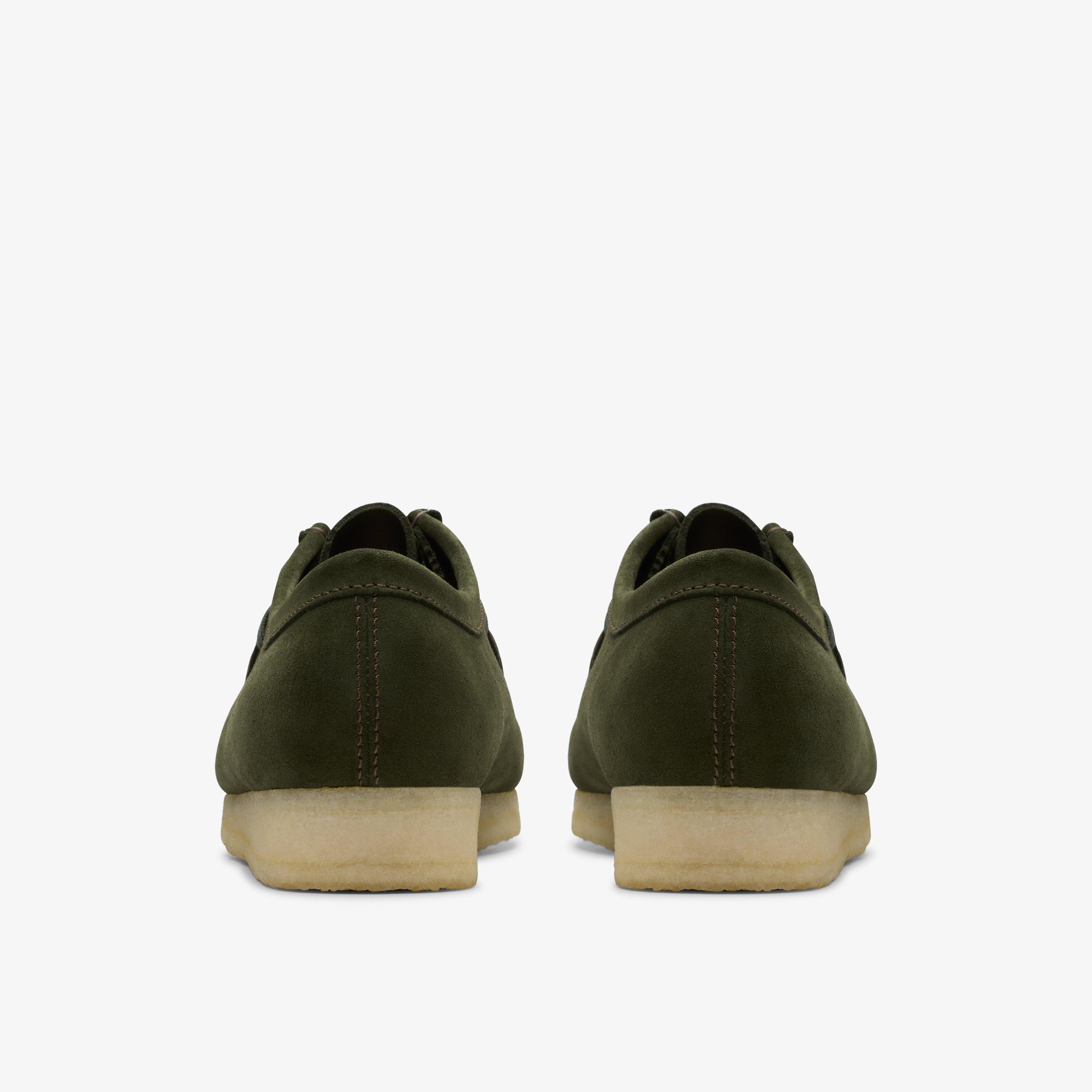 HOMME Wallabee en daim vert forêt Chaussures | Clarks Originals