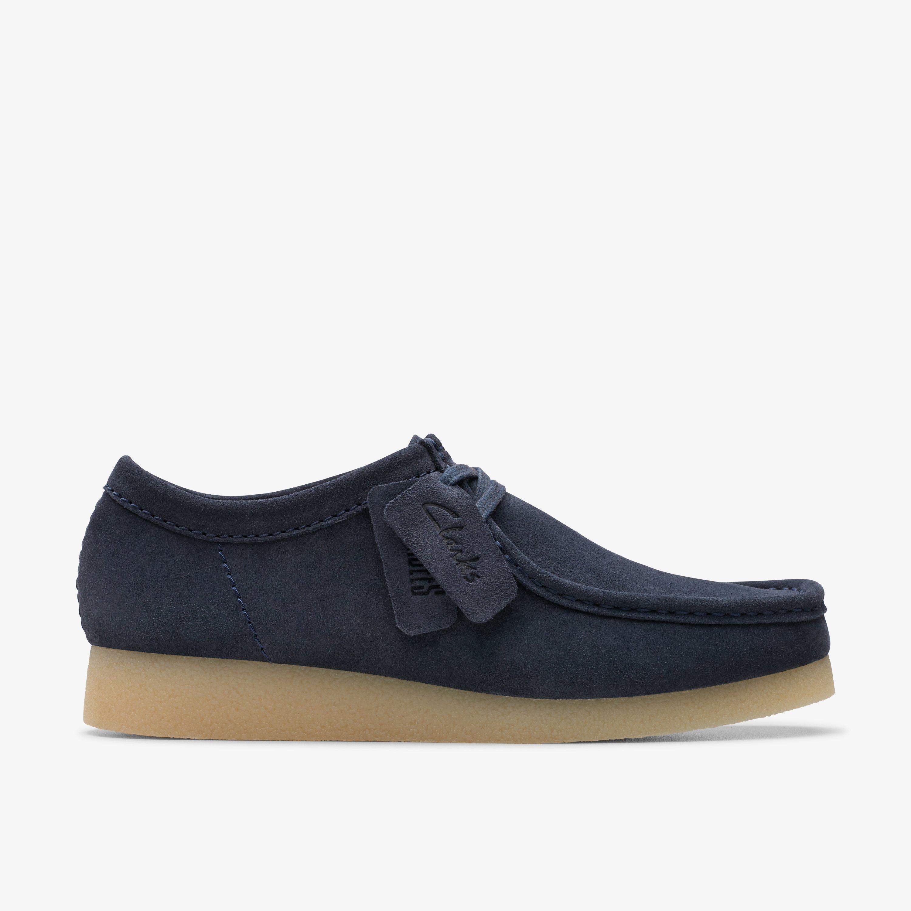 Homme Daim bleu marine Wallabee EVO Chaussures | Clarks