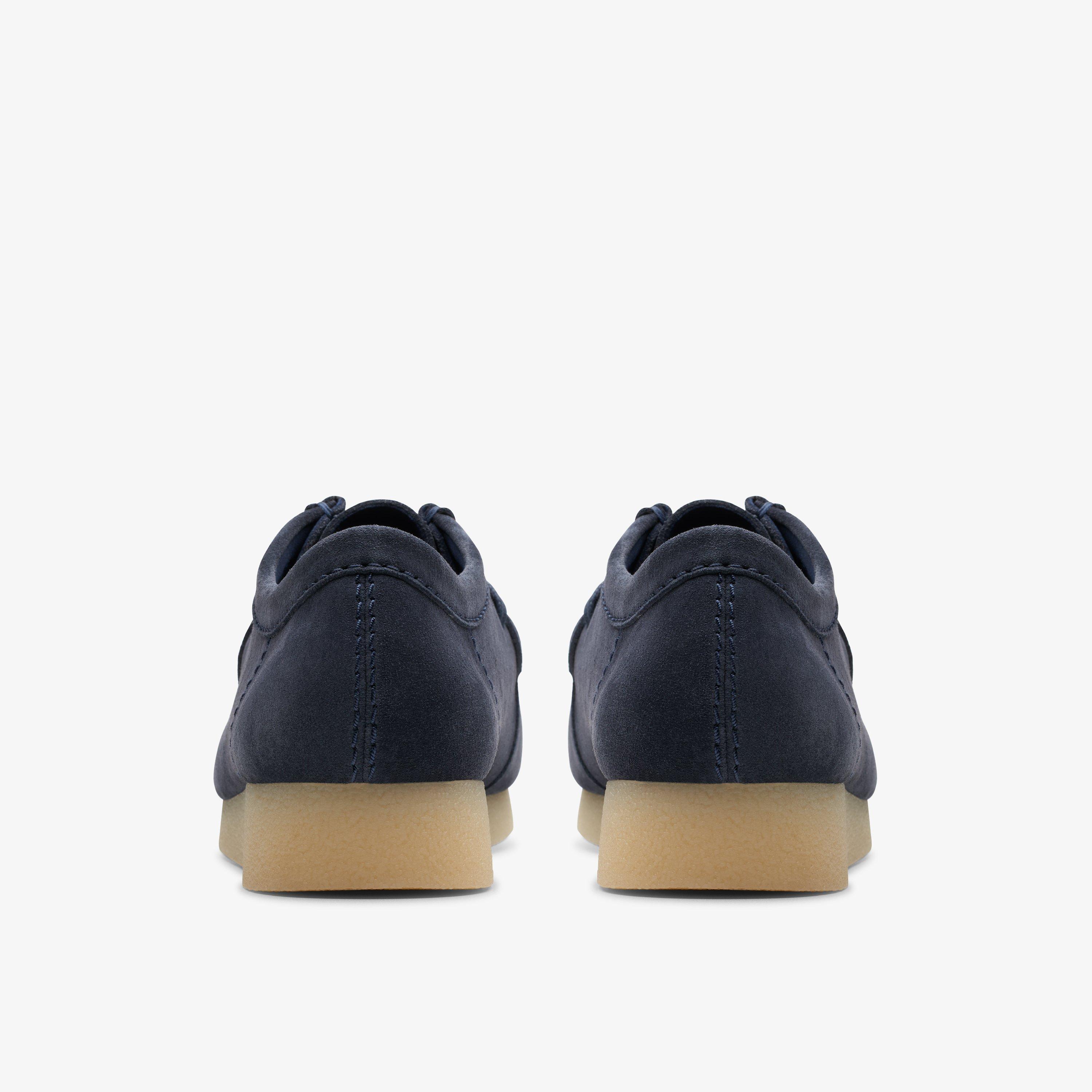 Chaussures à lacets Wallabee EVO en daim bleu marine pour hommes | Clarks