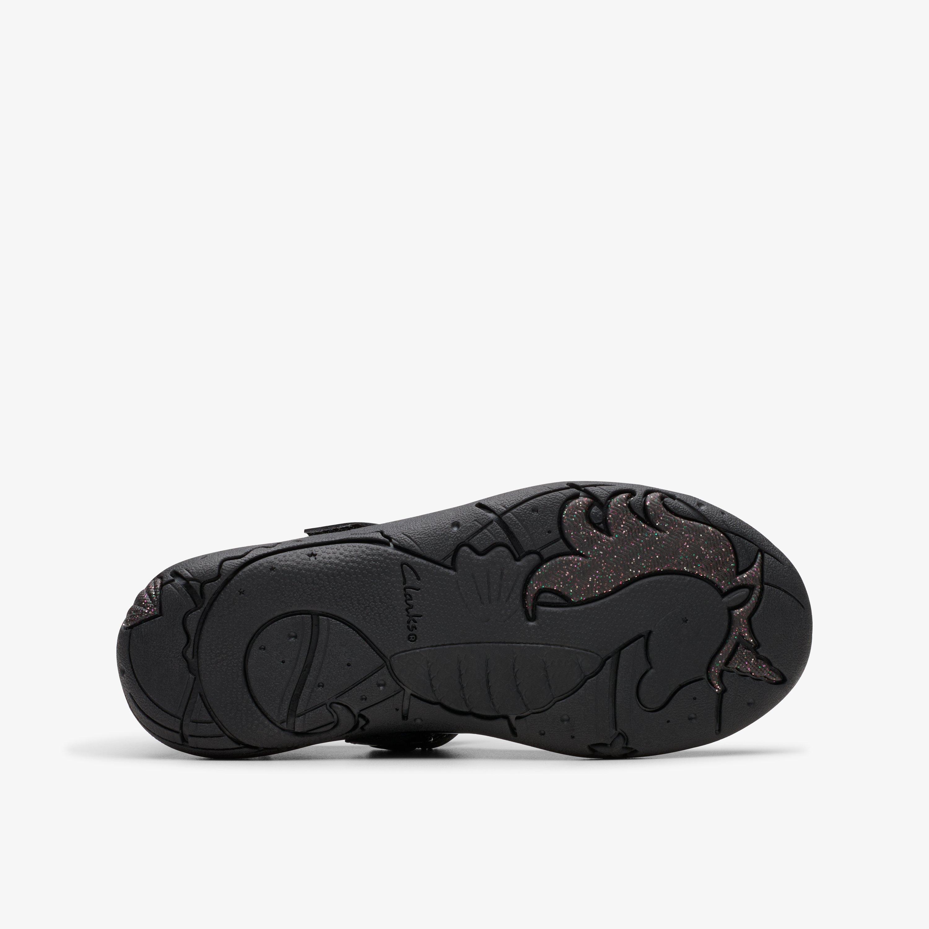 Girls Relda Spark Kid Black Patent Shoes Mary Jane School Shoes ...