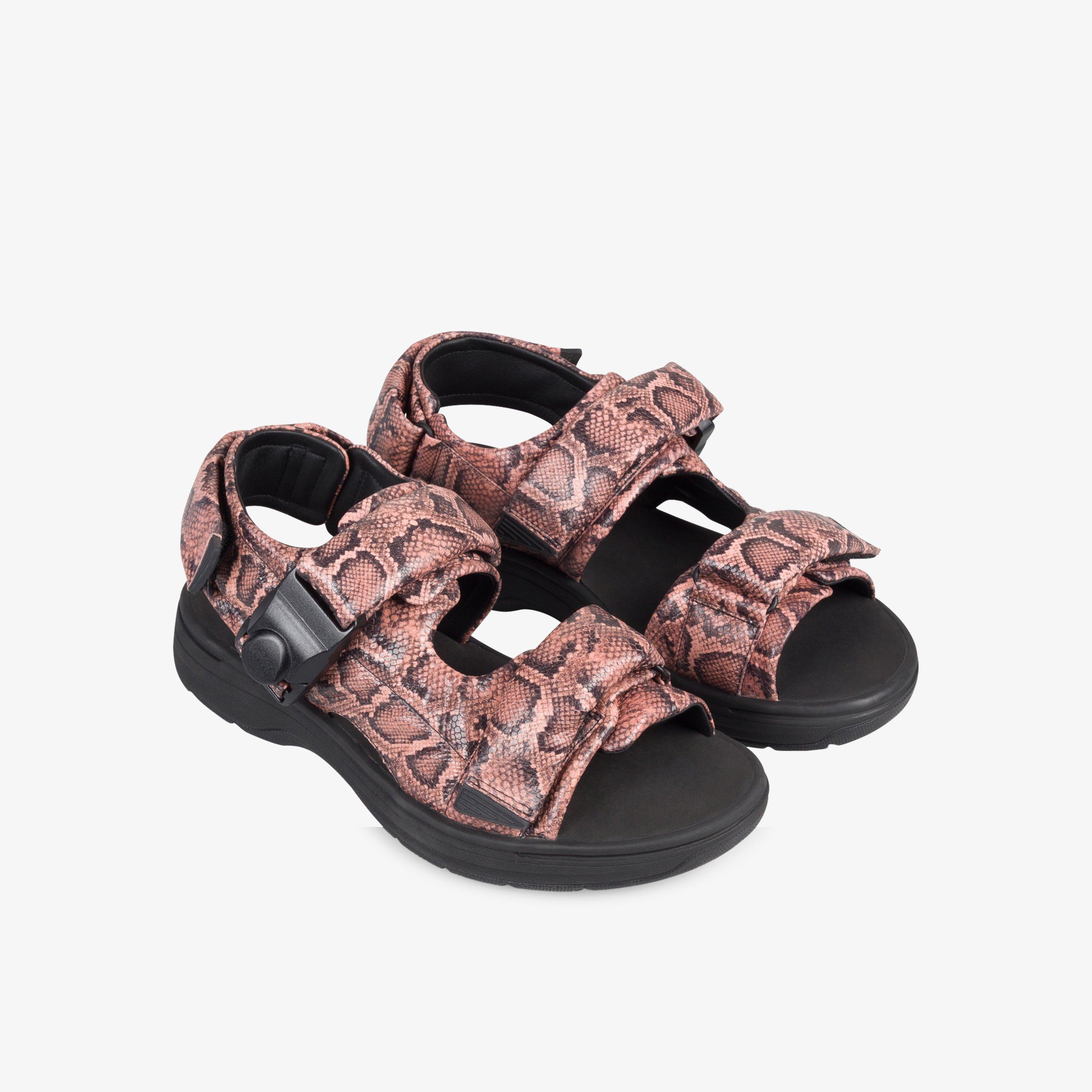 Womens Martine Rose Sandal 1 Rose Snake Sandals | Clarks UK