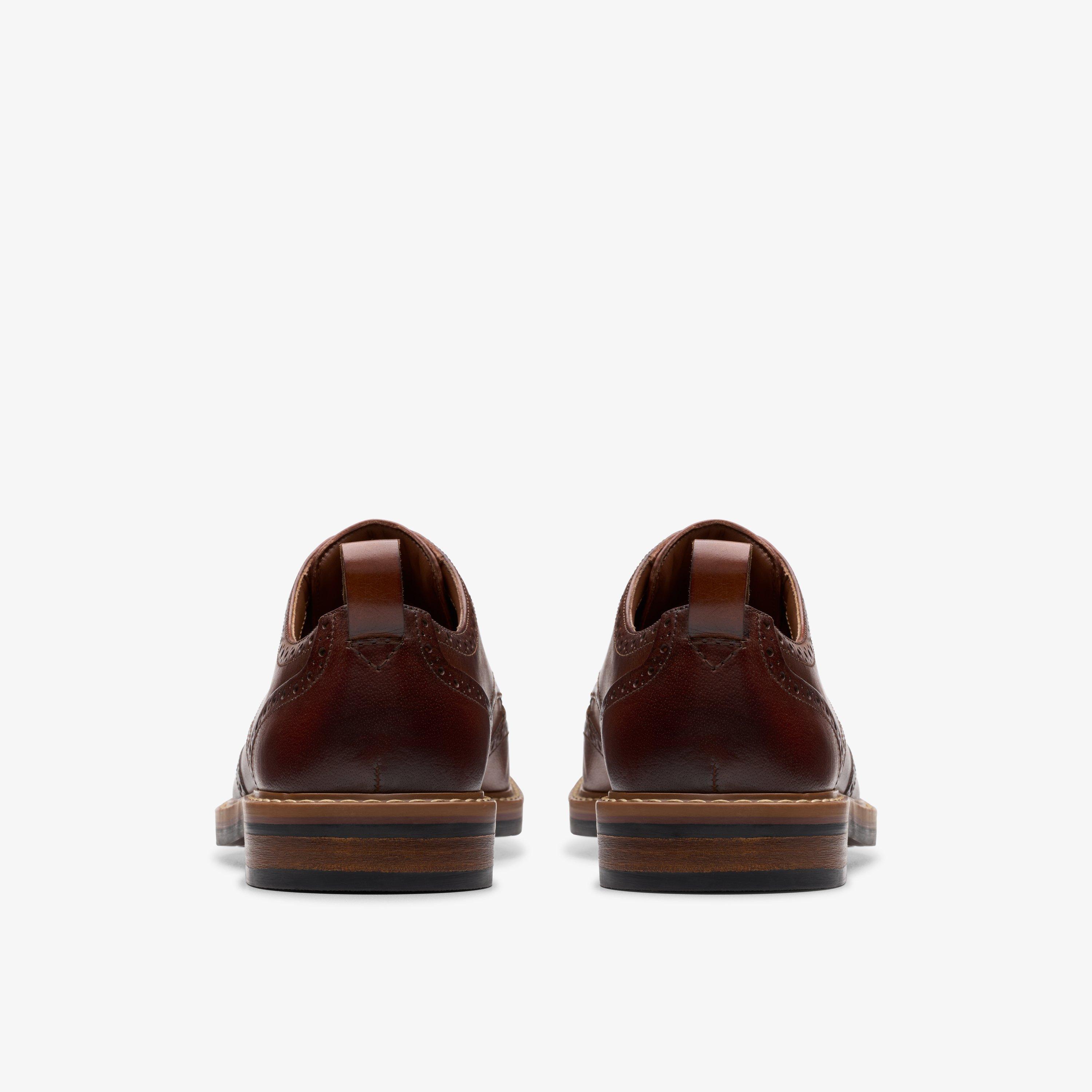 Mens Aldwin Limit Mid Tan Leather Oxford Shoes