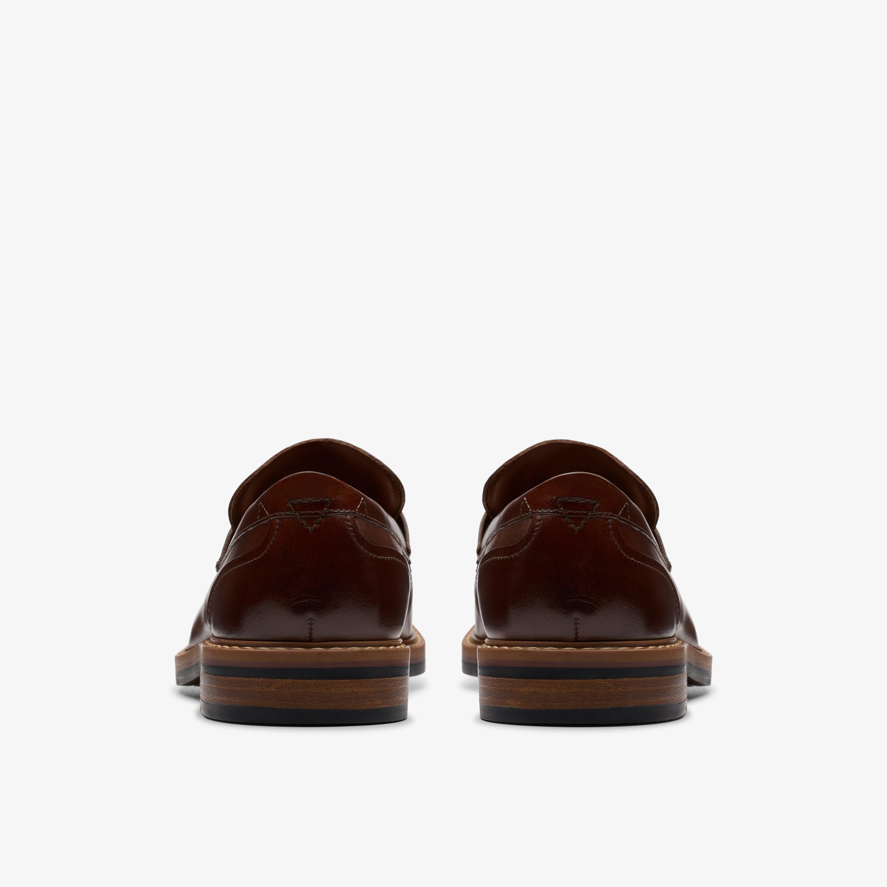 Mens Aldwin Step Mid Tan Leather Shoes | Clarks CA