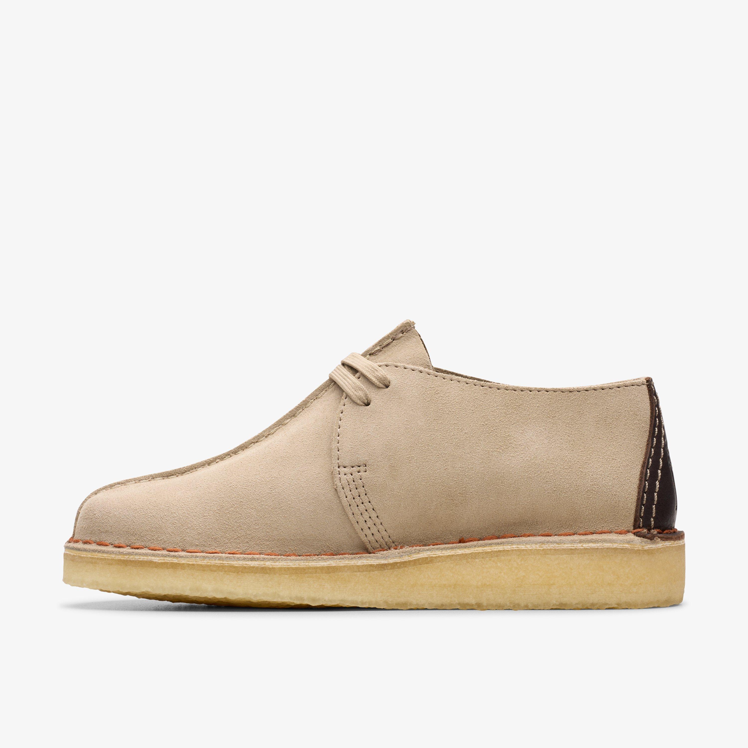 Mens Desert Trek Sand Suede Shoes | Clarks US