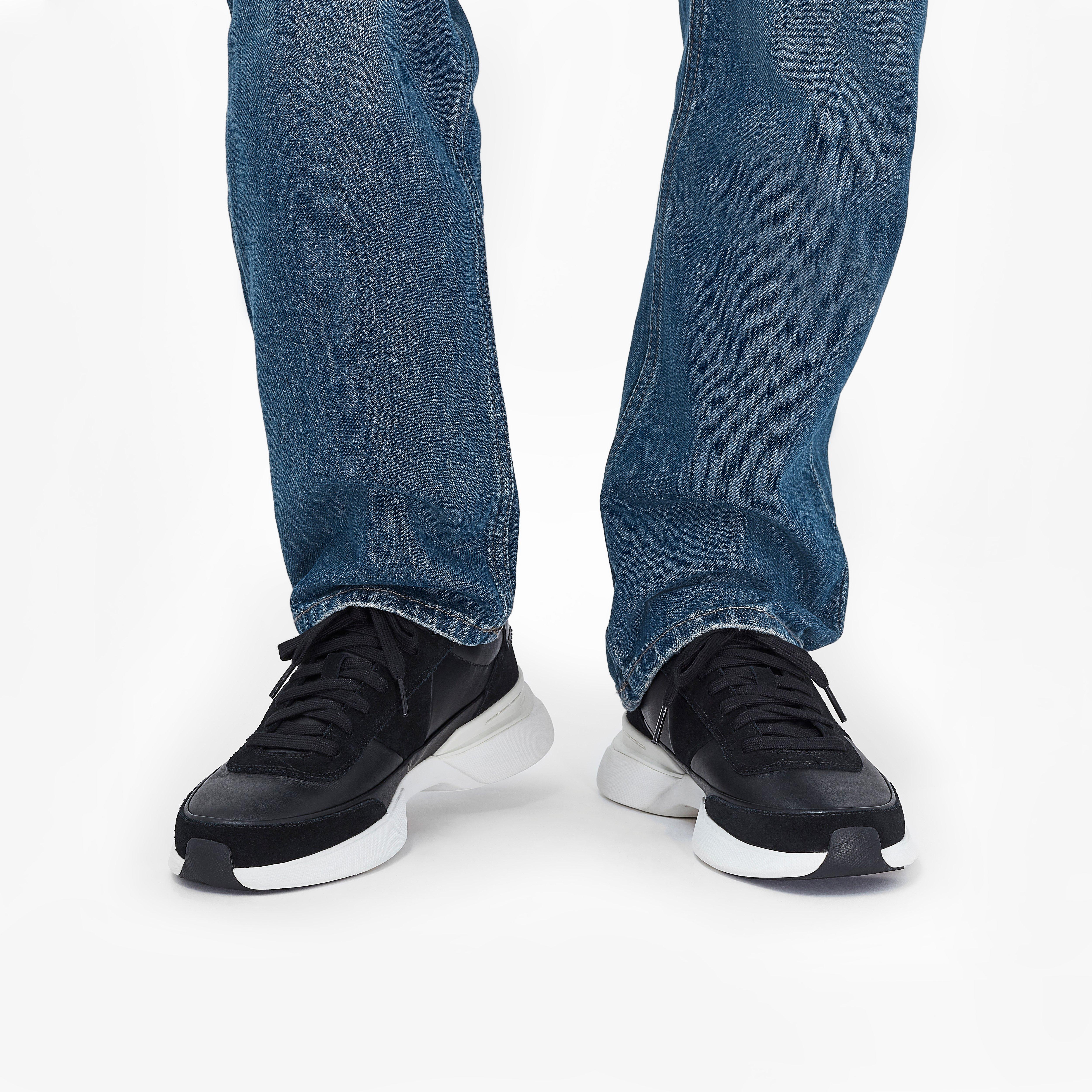 HERREN Craft Pace aus schwarzem Leder Schuhe | Clarks