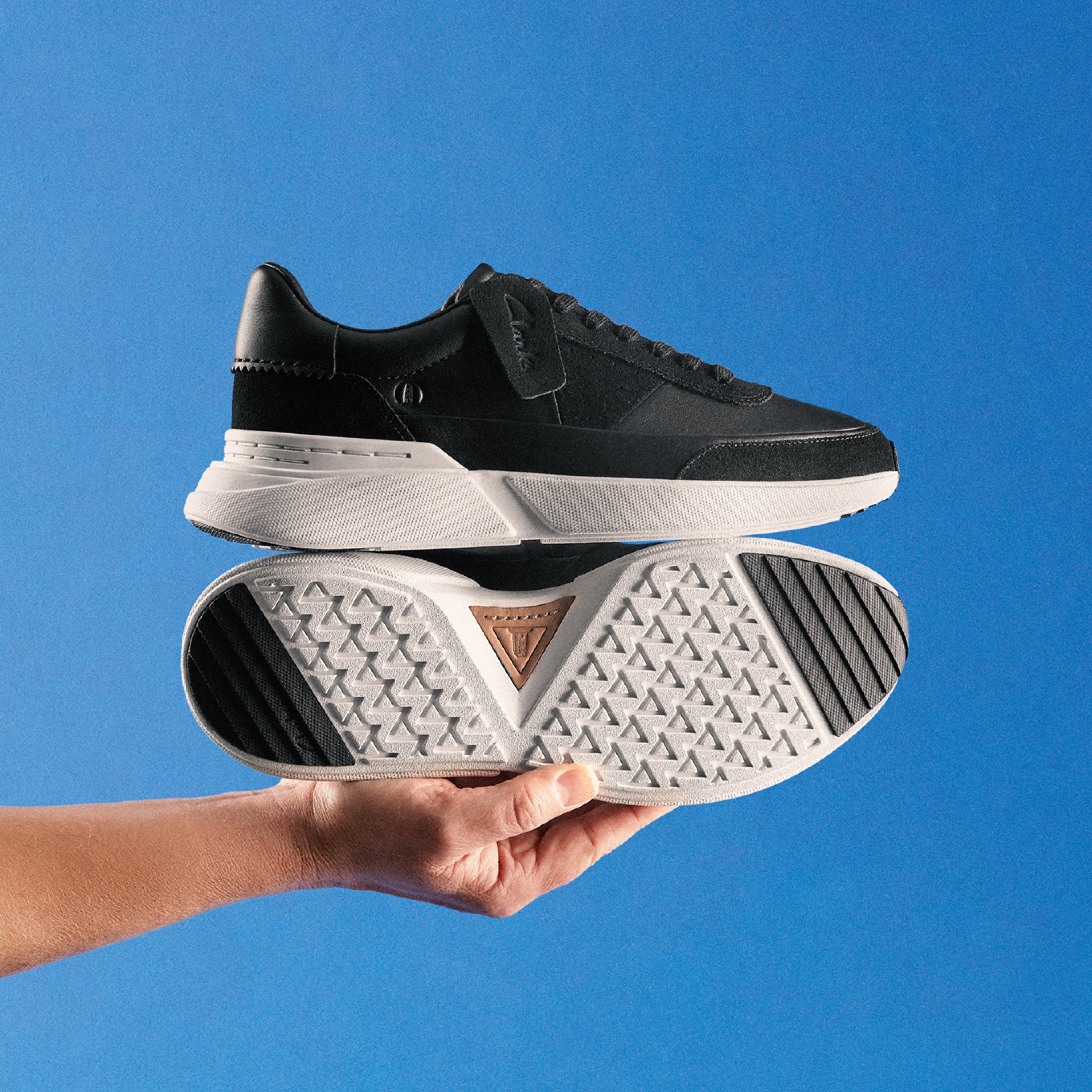 HERREN Craft Pace aus schwarzem Leder Schuhe | Clarks