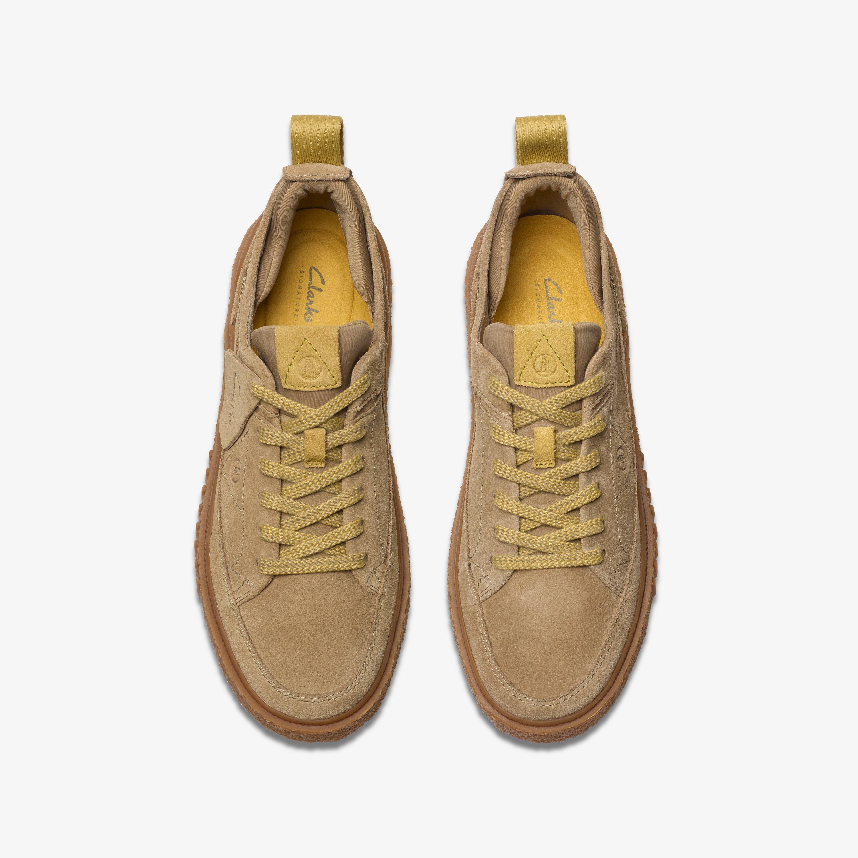 Mens Somerset Lace Oakwood Suede Trainers | Clarks UK