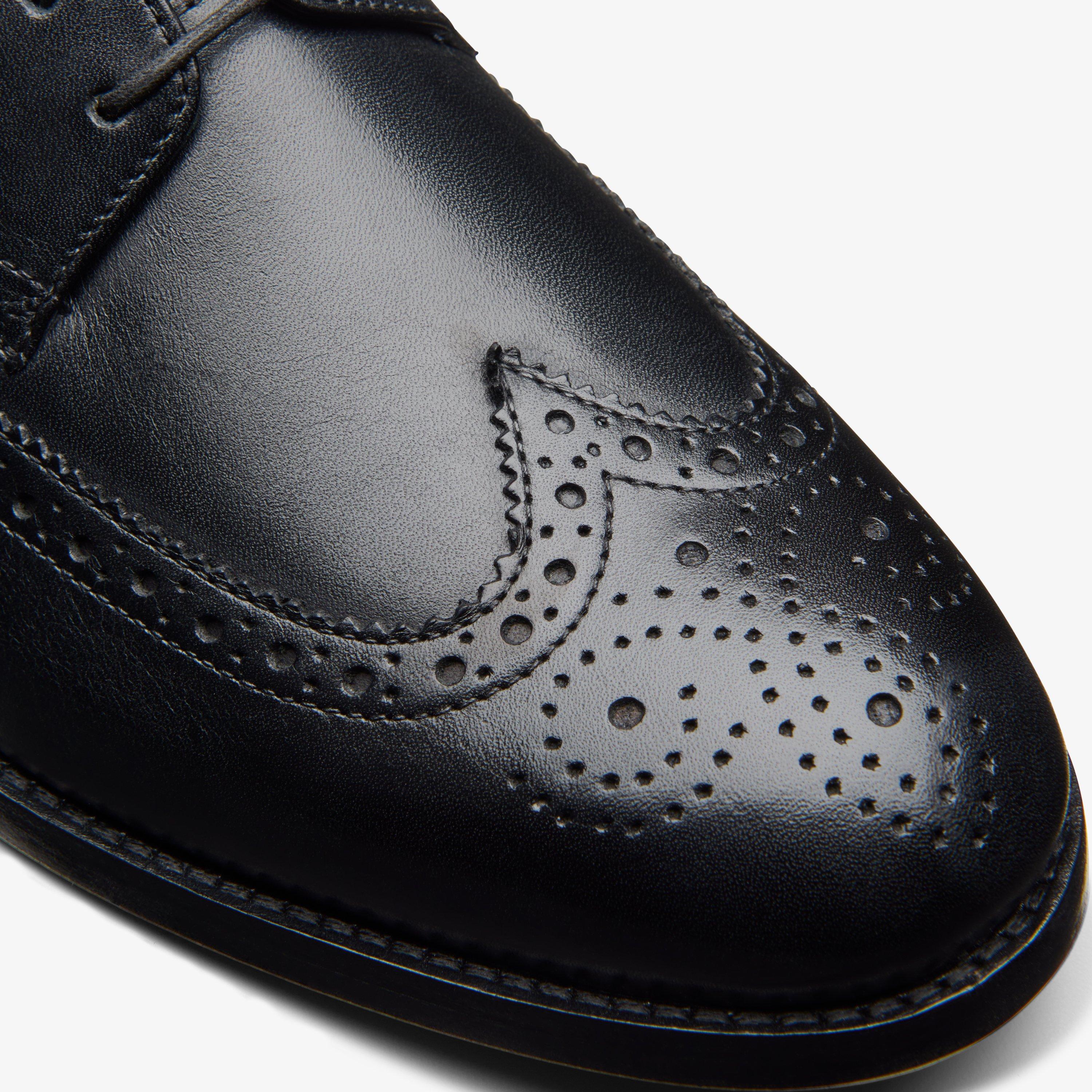 Mens Craft James Tip Brogue Black Leather Brogues, Oxford Shoes, Lace ...