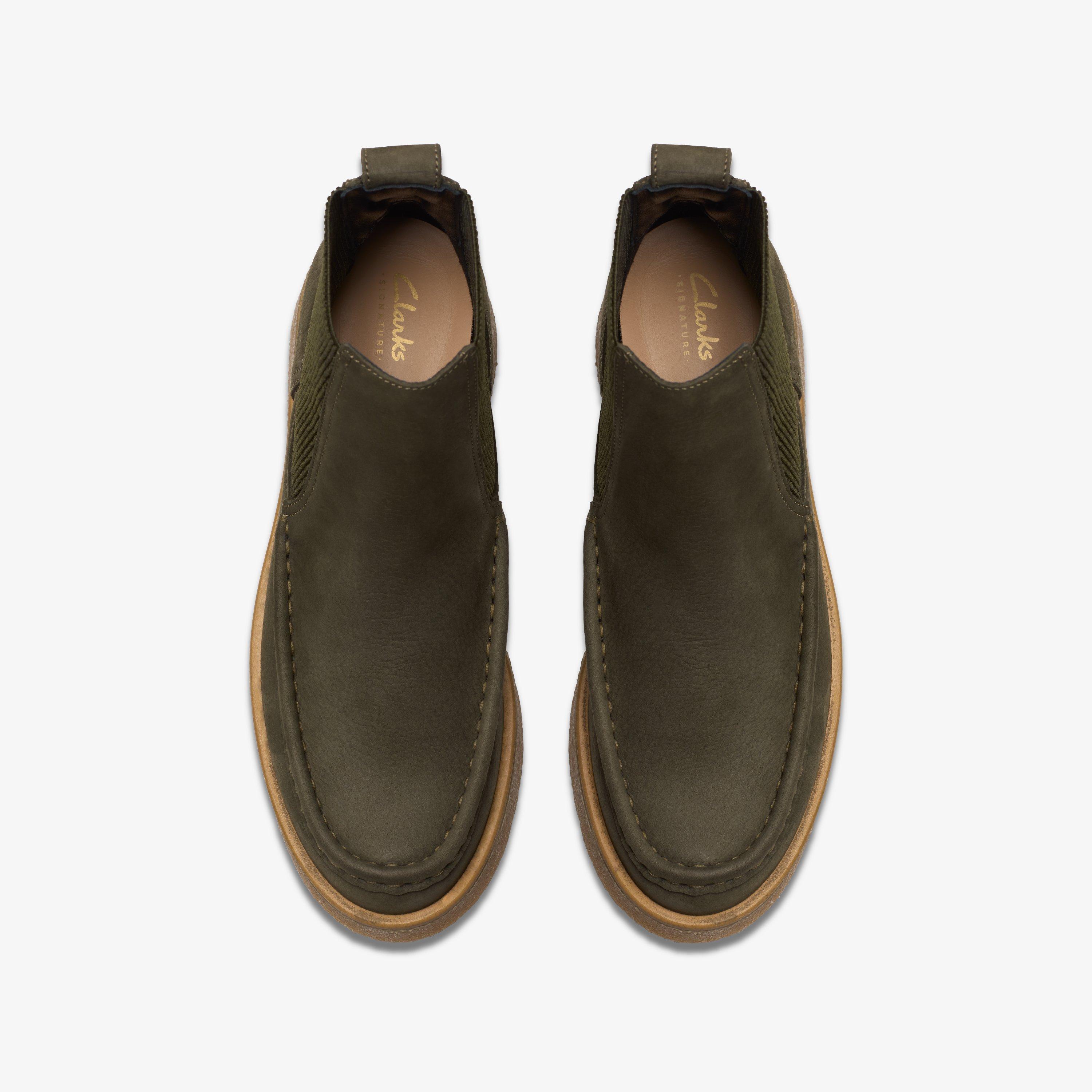 Womens Linoso Top Ankle Boot Dark Green Nubuck Chelsea Boots Boots ...