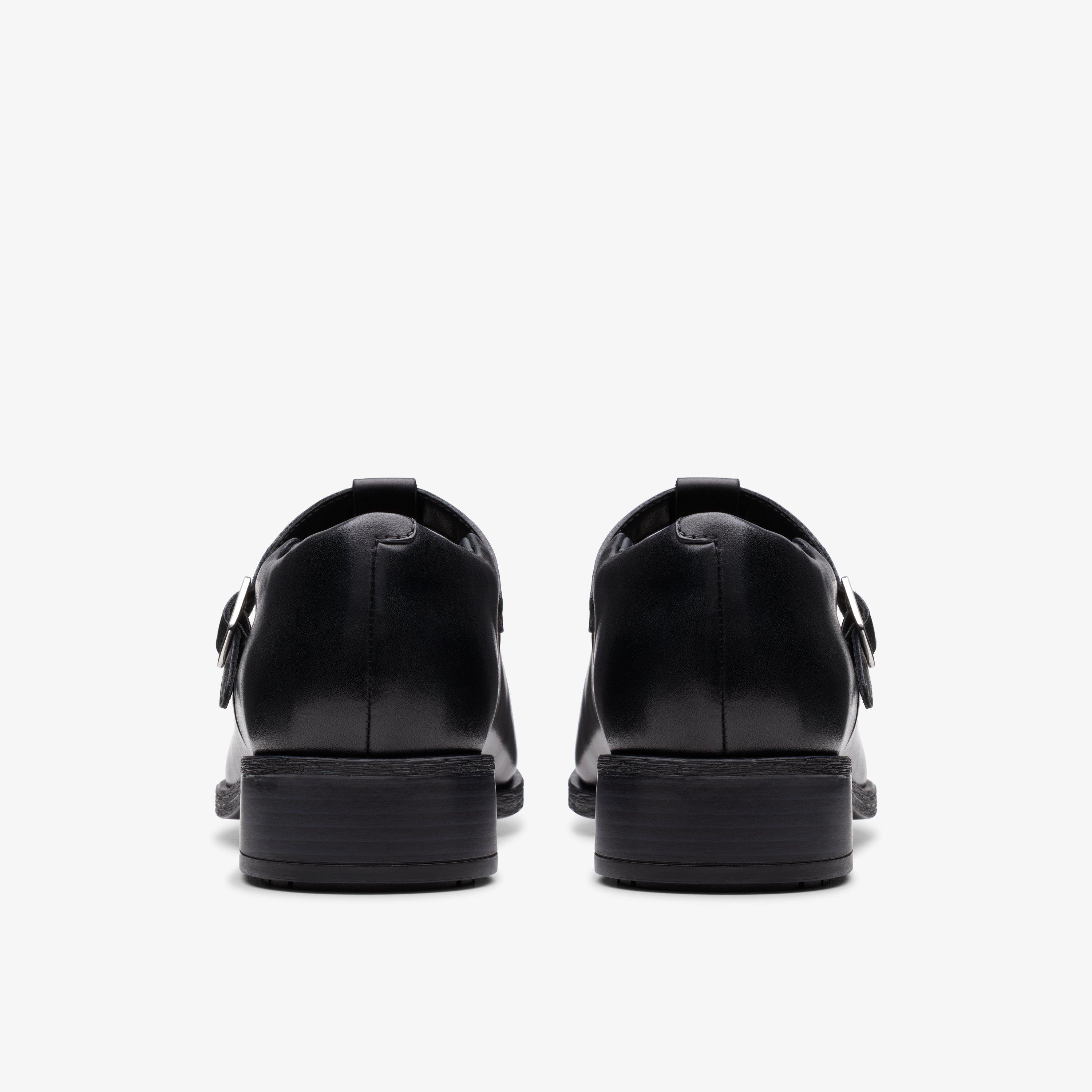 Womens Havisham Bar Black Leather T Bar Shoes Shoes | Clarks UK