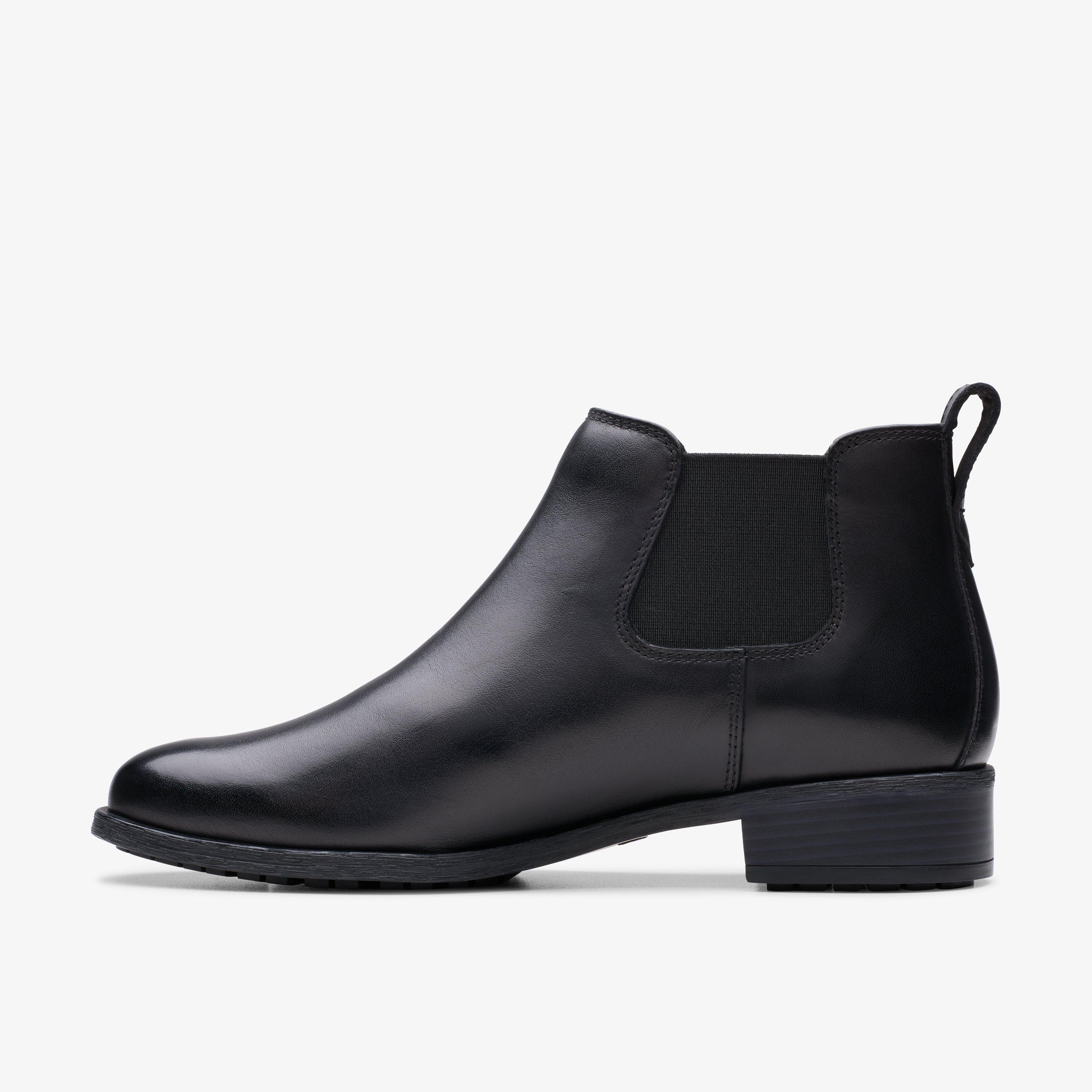 Bottes Chelsea en cuir noir pour femmes Havisham Top Ankle Boot | Clarks
