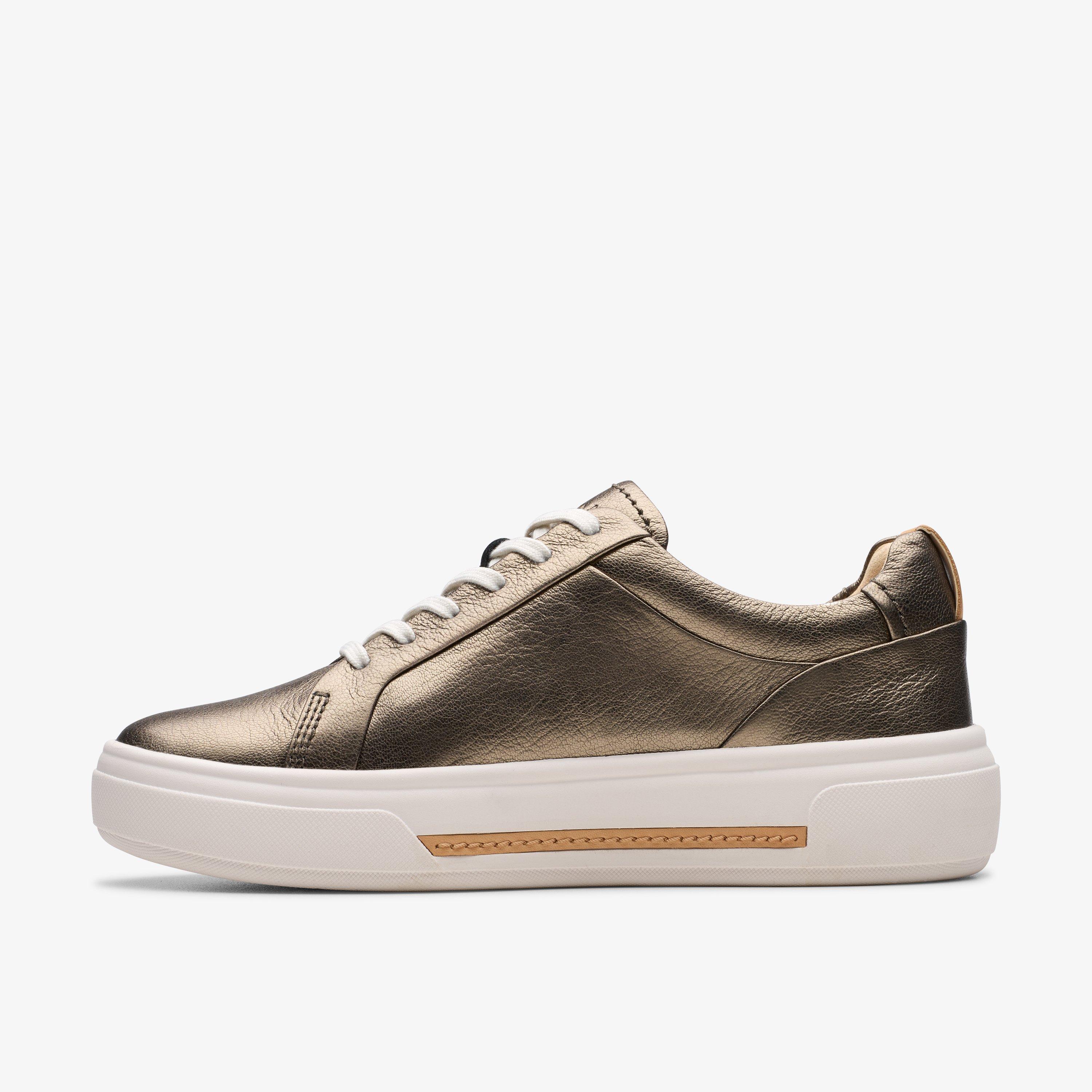 Womens Hollyhock Walk Metallic Sneakers | Clarks