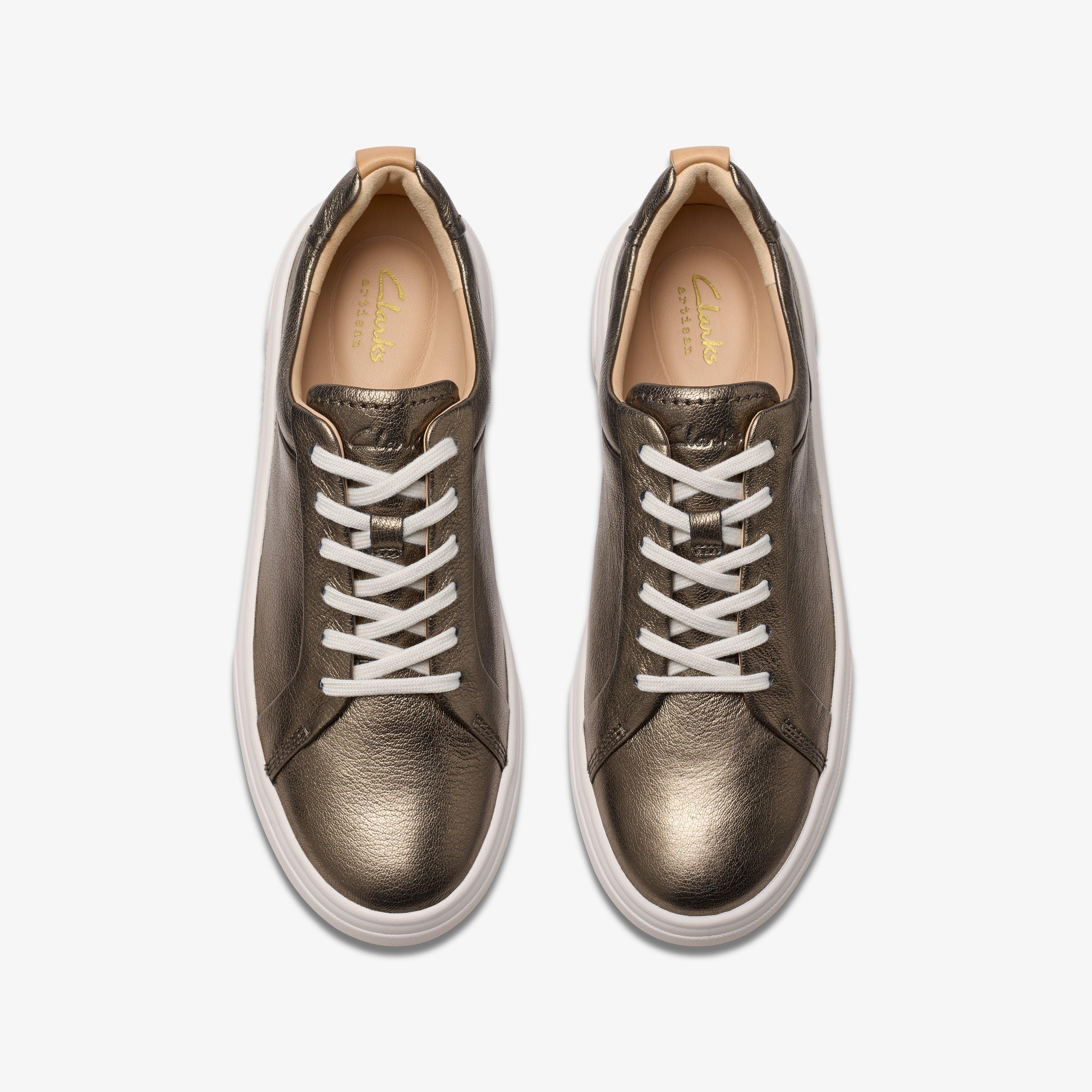 Womens Hollyhock Walk Metallic Sneakers | Clarks