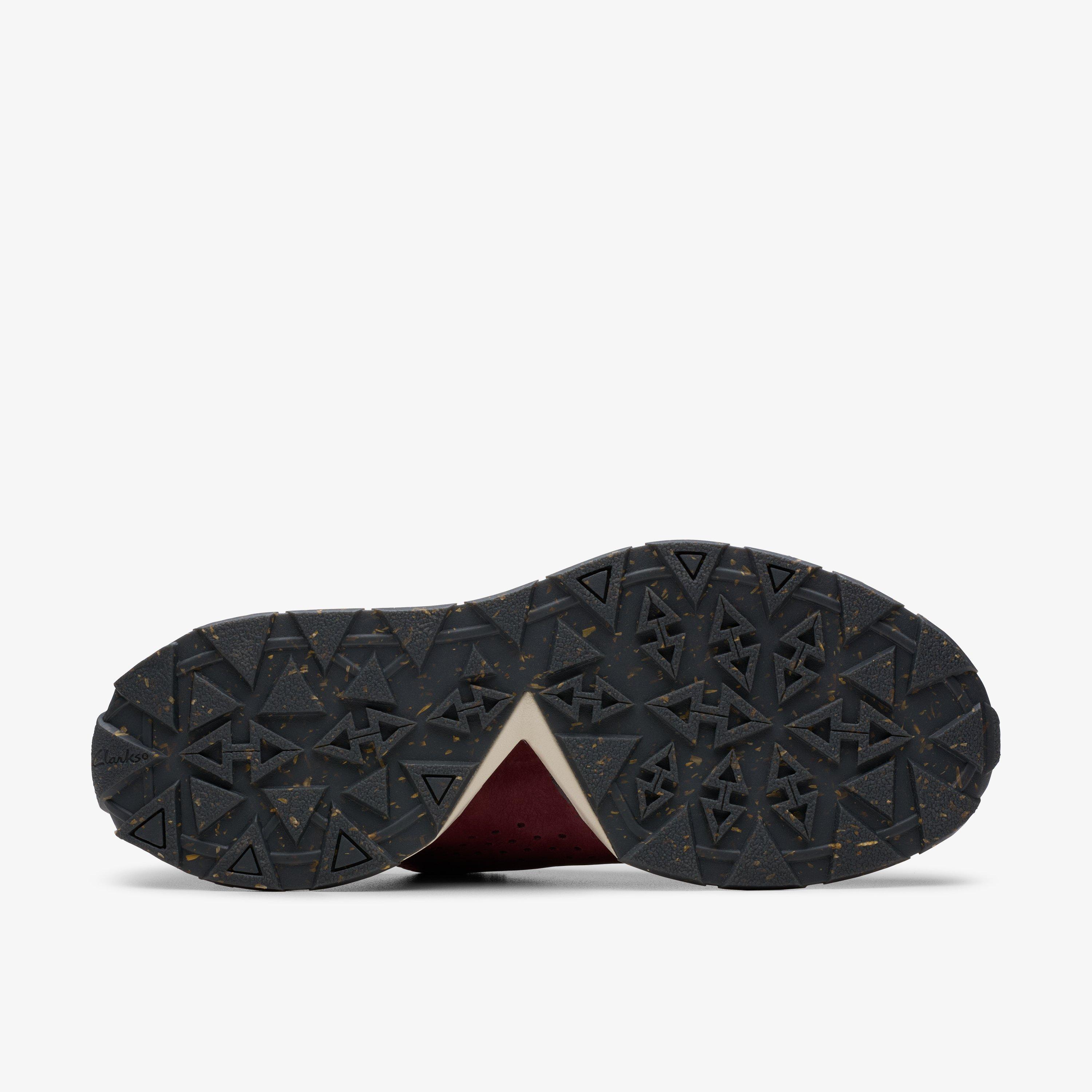 Womens Craft Speed Burgundy Nubuck Trainers | Clarks
