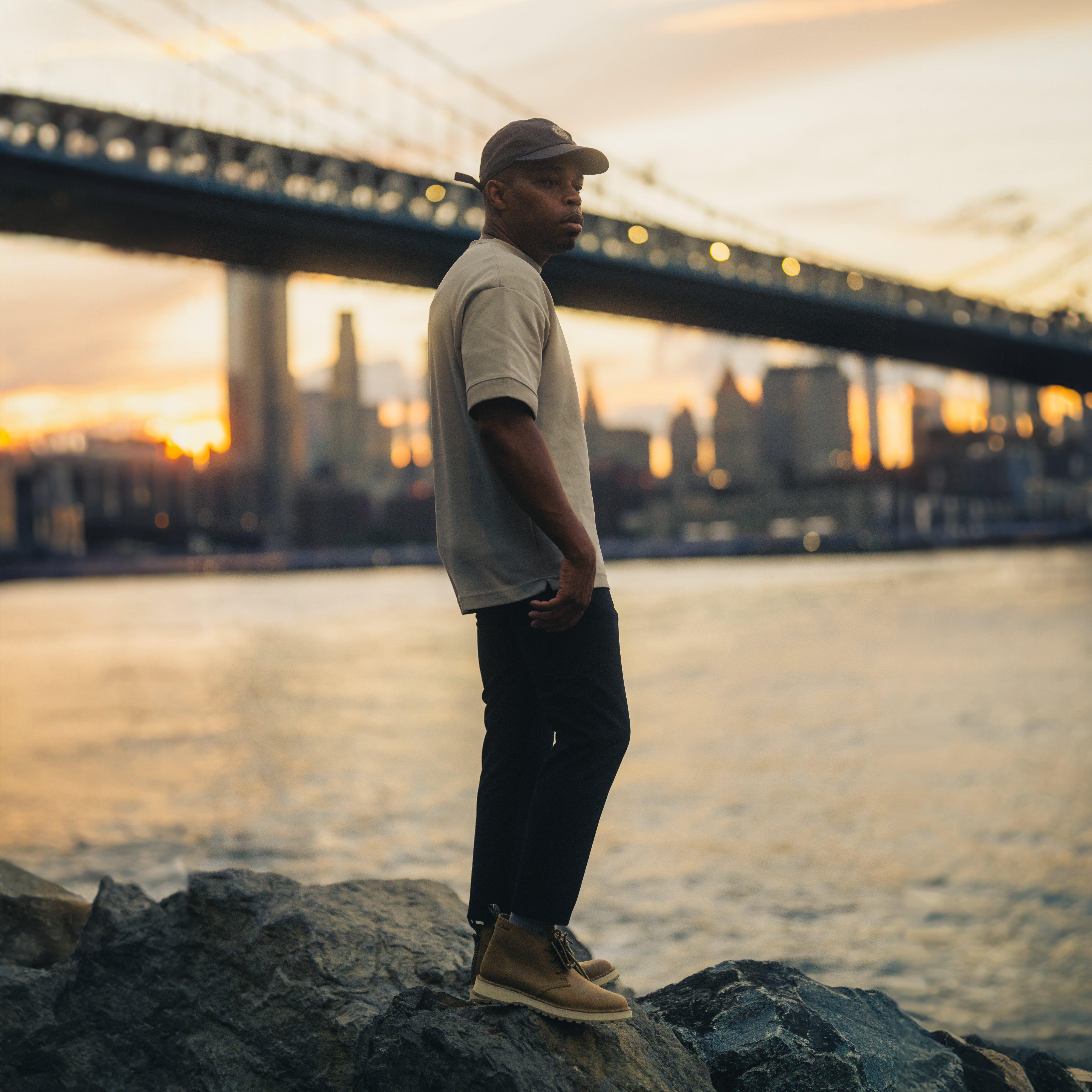 Mens Solsbury Desert Boot Dark Sand Leather Desert Boot | Clarks UK