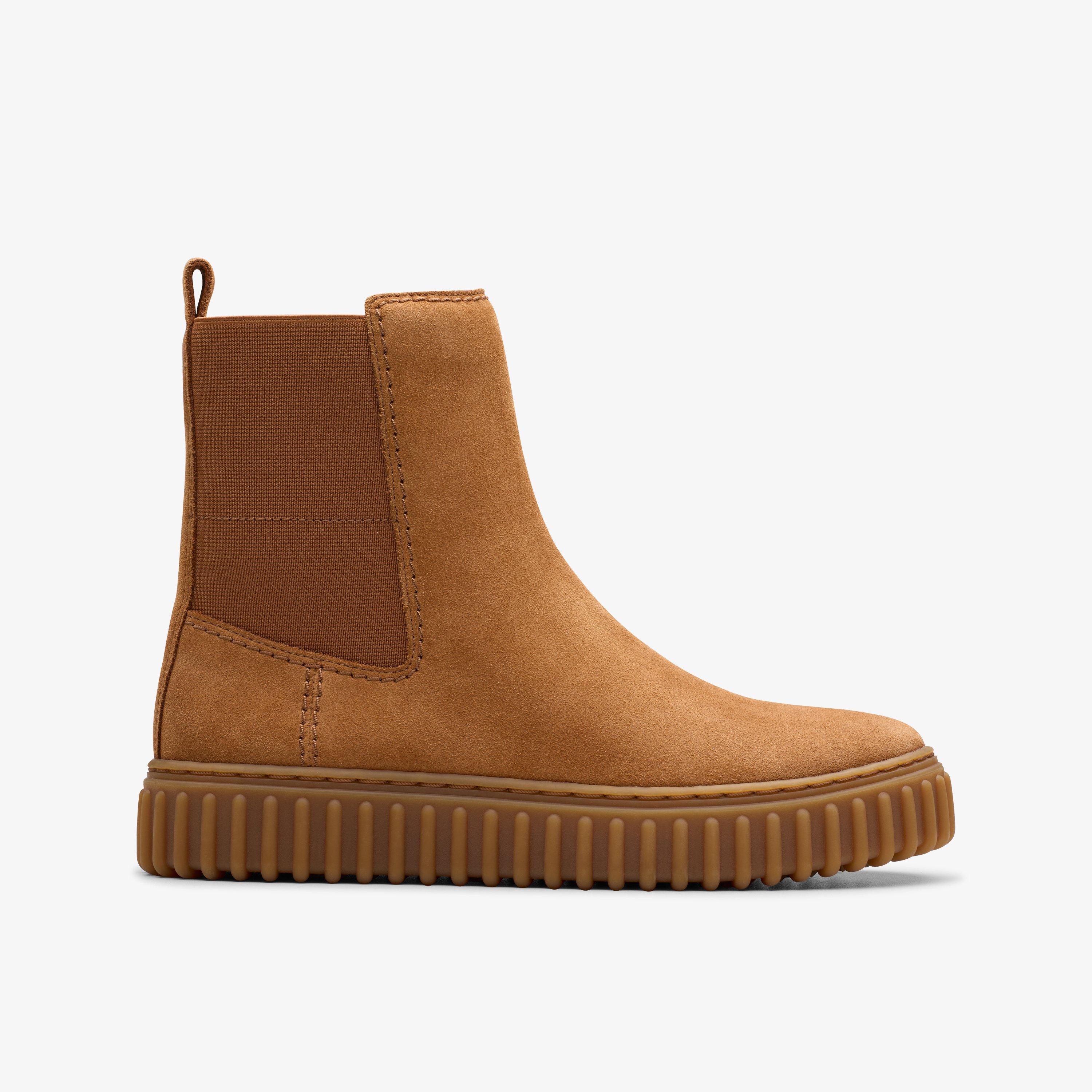 Boys Girls Kids Unisex Tor Hill Top Older Light Tan Ankle Boots Torhill ...