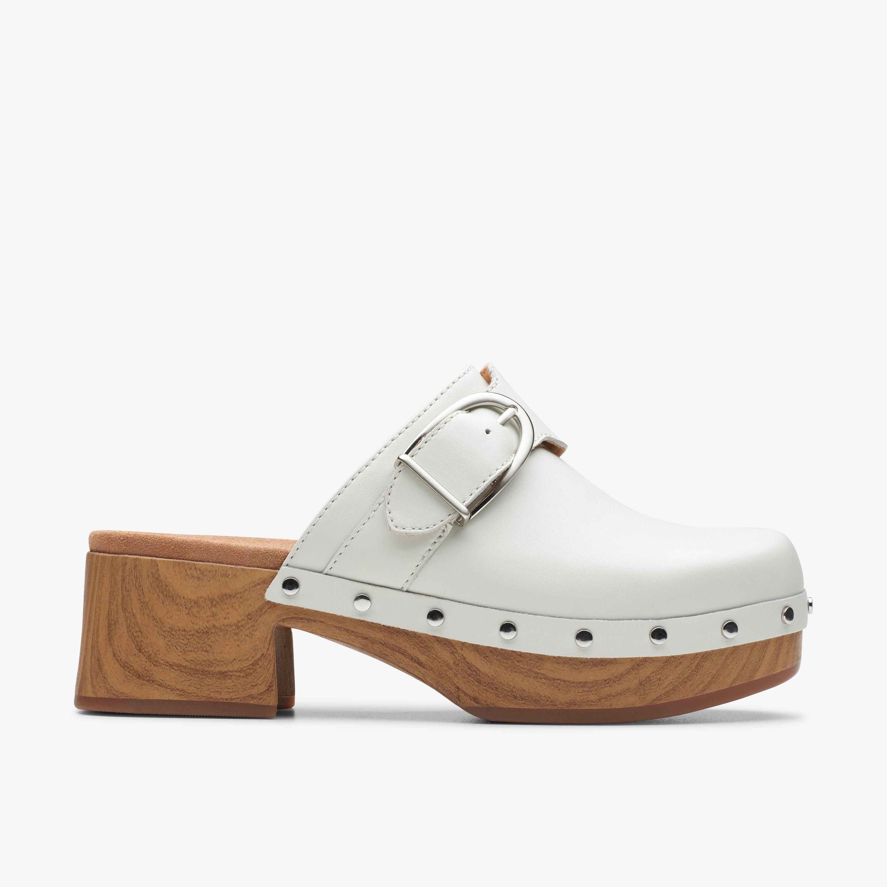 Zeppe in pelle bianca da donna Sivanne Sun | Clarks