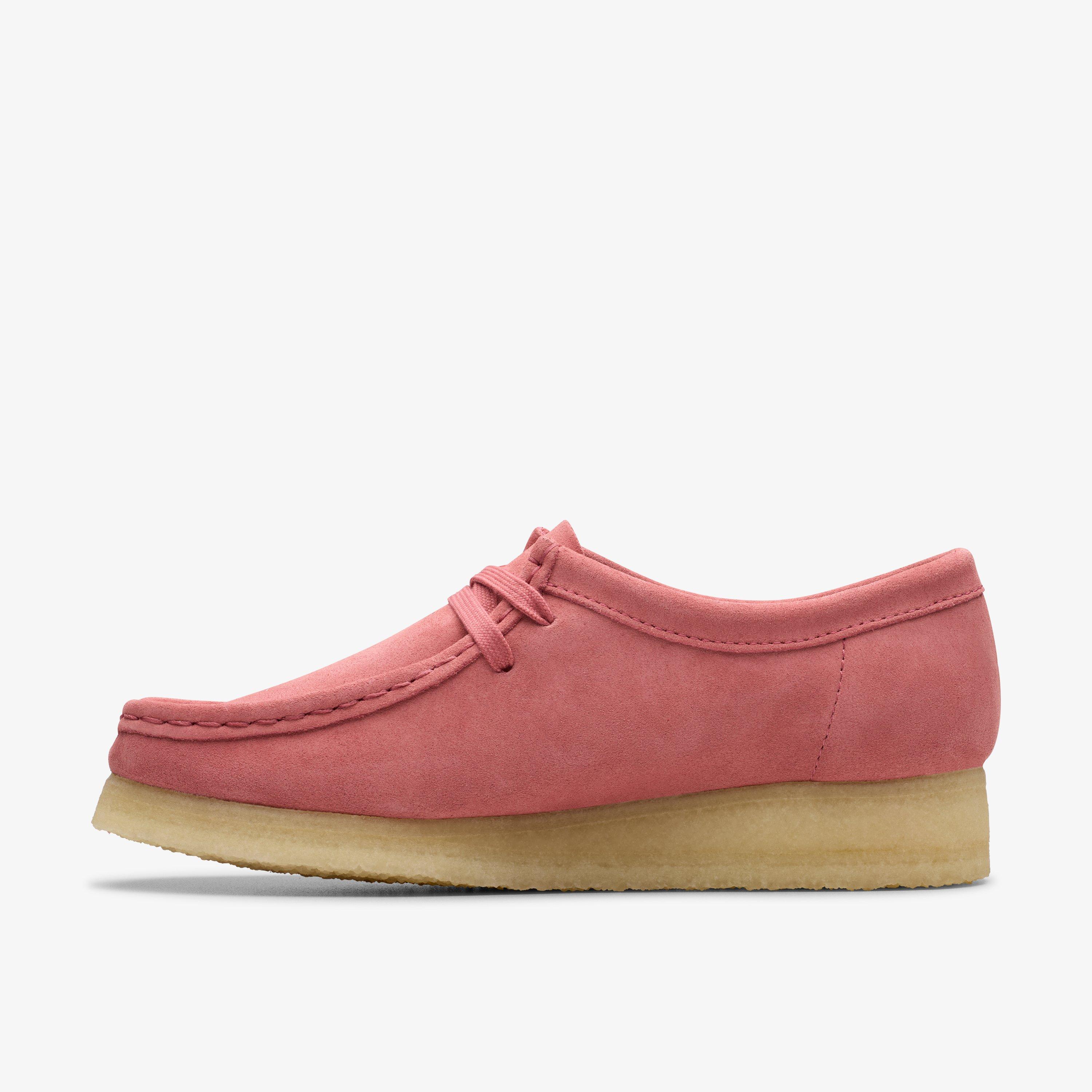 Womens Wallabee Vintage Pink Suede | Clarks US
